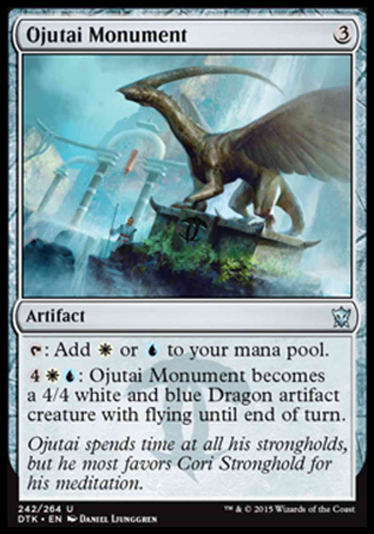 Ojutai Monument Price from mtg Dragons of Tarkir