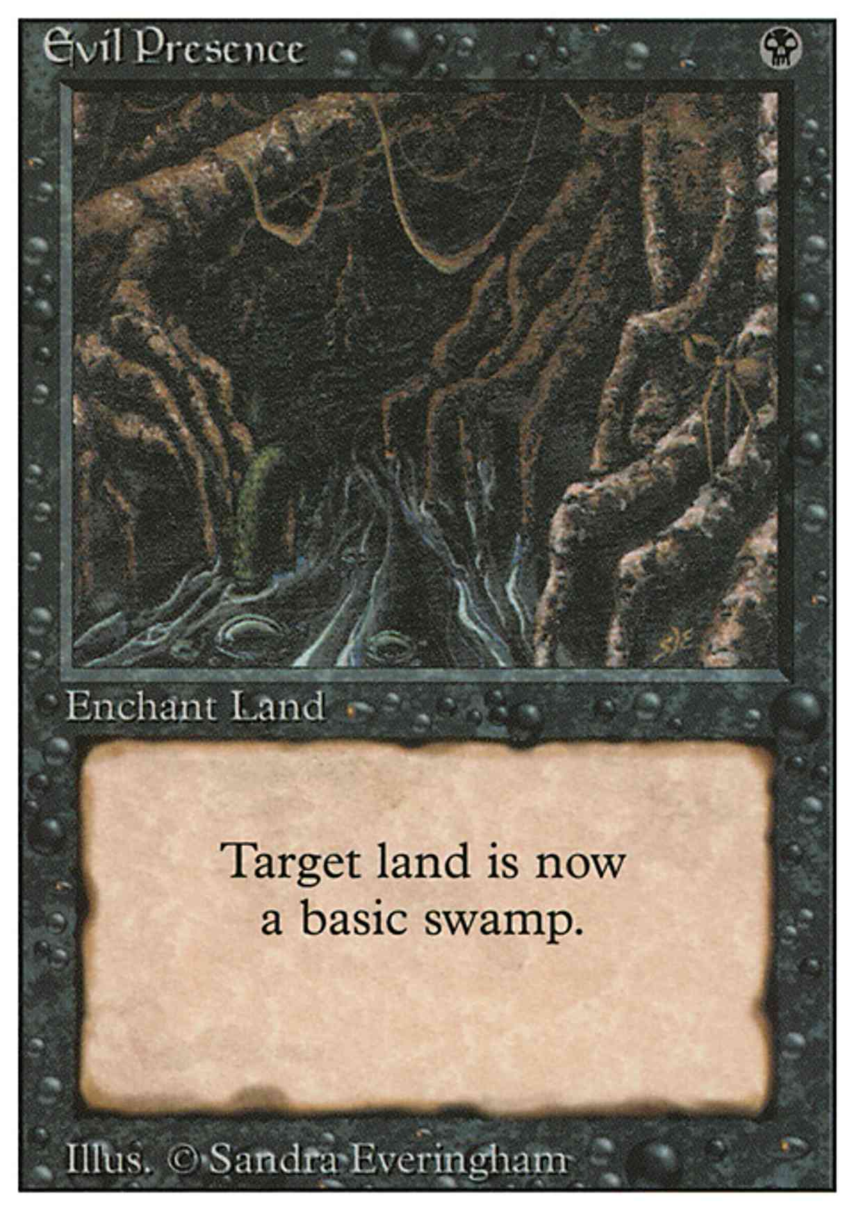 Evil Presence Price from mtg Revised Edition