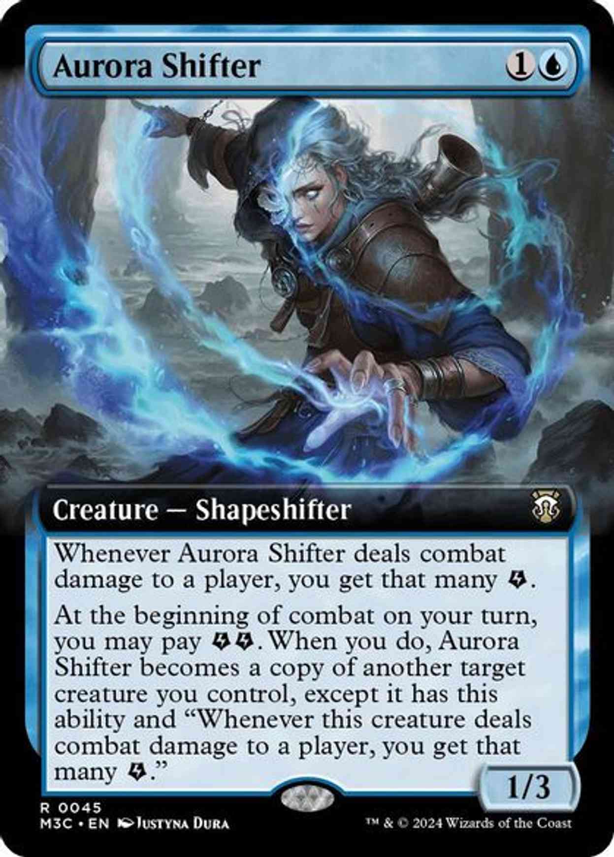 Aurora Shifter (Extended Art) (Ripple Foil) Price from mtg Modern Horizons 3 Commander