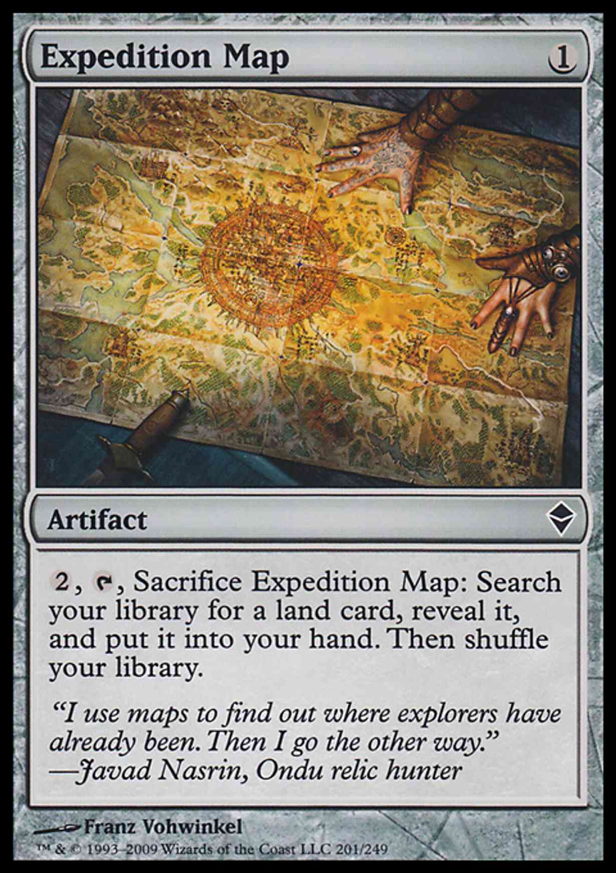 Expedition Map Price from mtg Zendikar