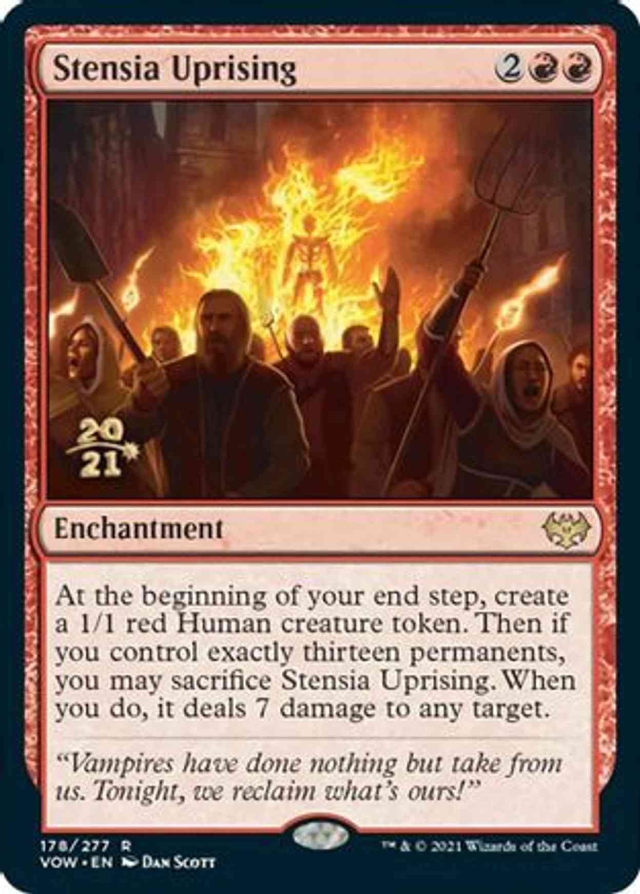 Stensia Uprising Price from mtg Prerelease Cards