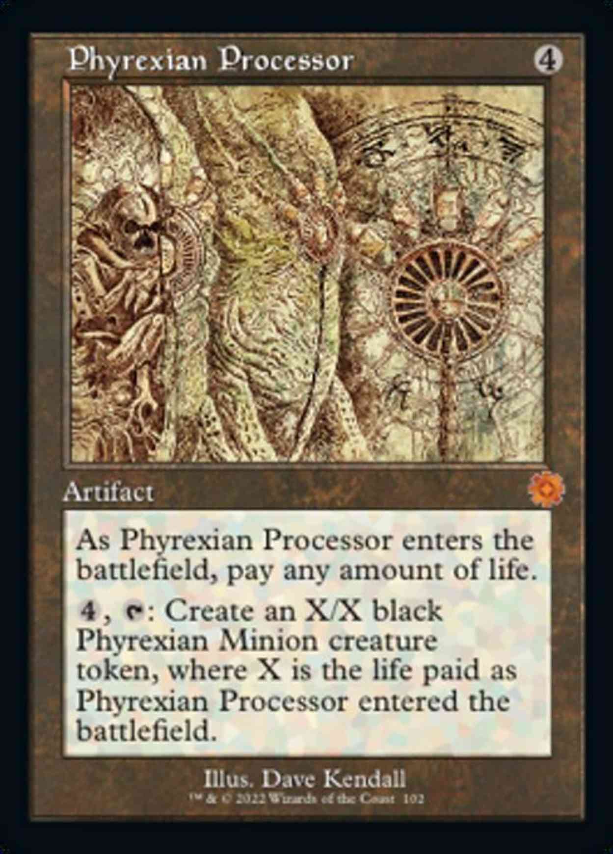 Phyrexian Processor (Schematic) Price from mtg The Brothers' War Retro ...