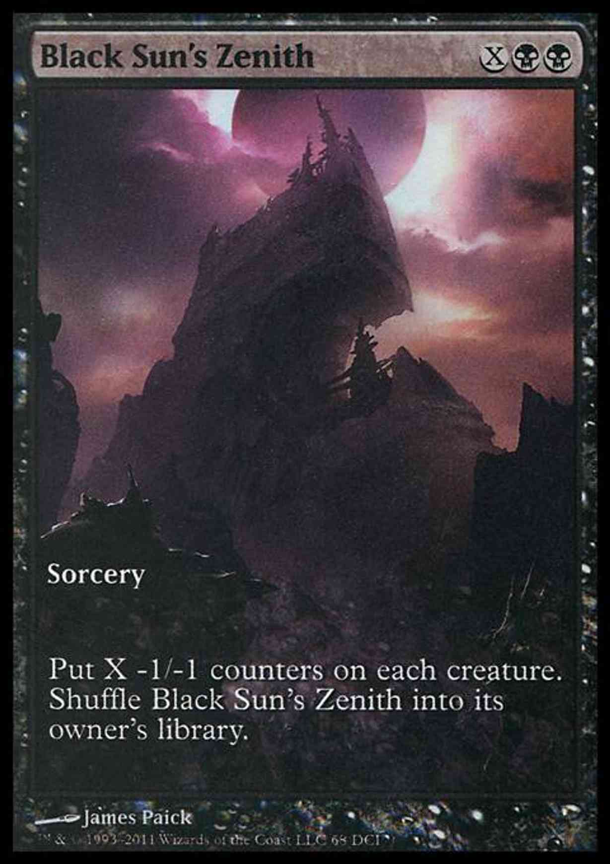 Black Sun's Zenith Price from mtg Game Day Promos