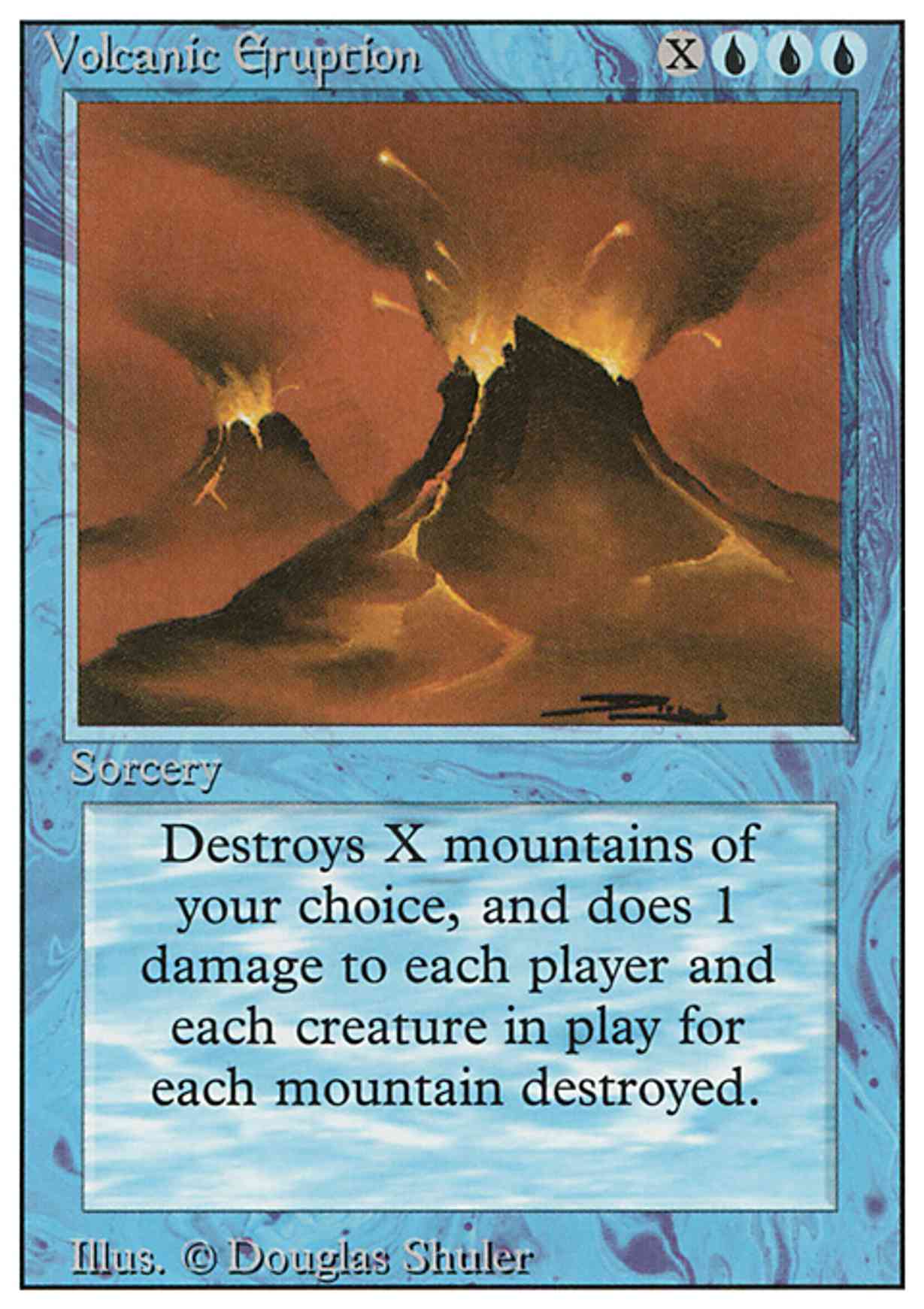 Volcanic Eruption Price from mtg Revised Edition