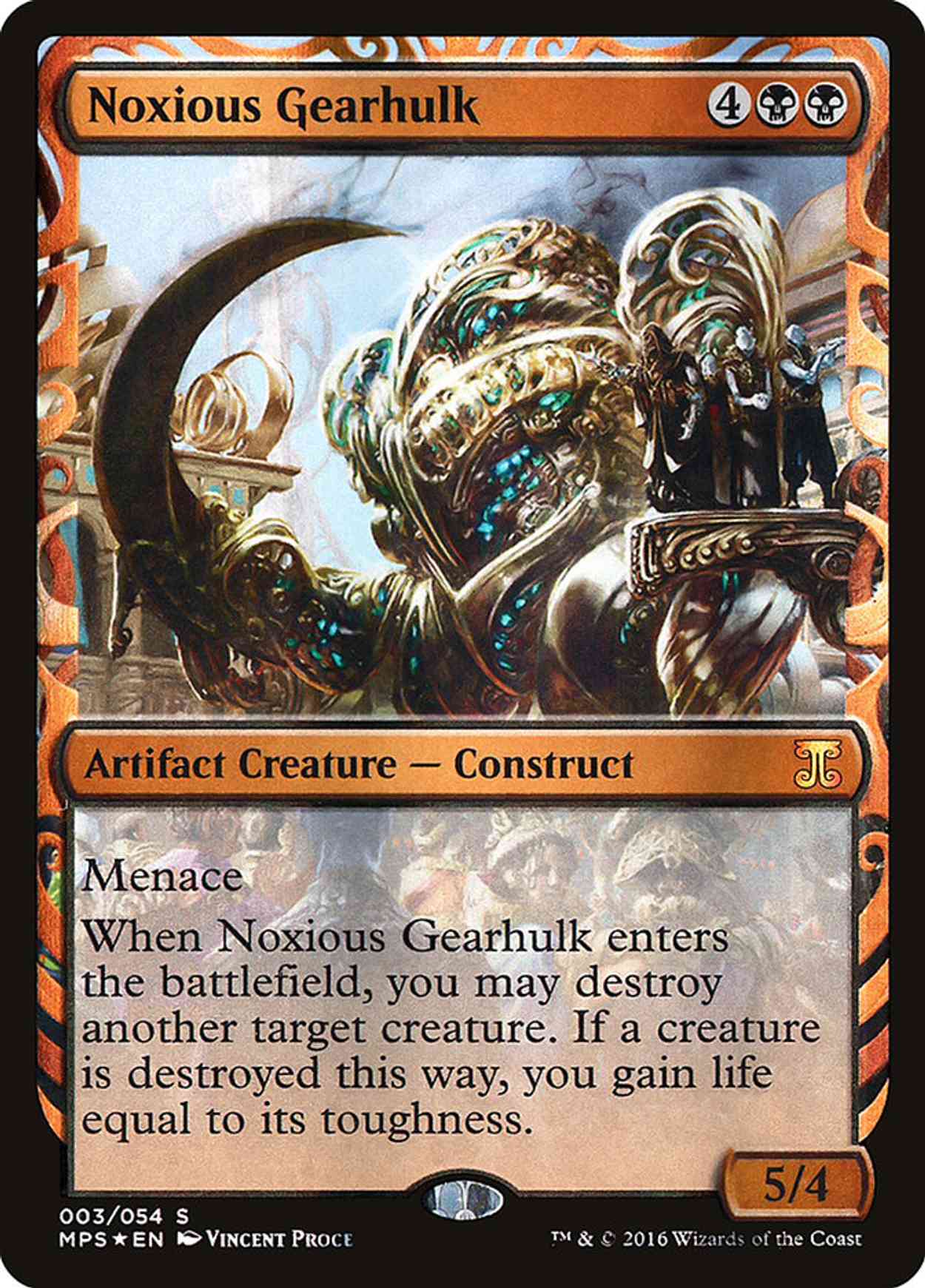Noxious Gearhulk Price from mtg Masterpiece Series: Kaladesh Inventions