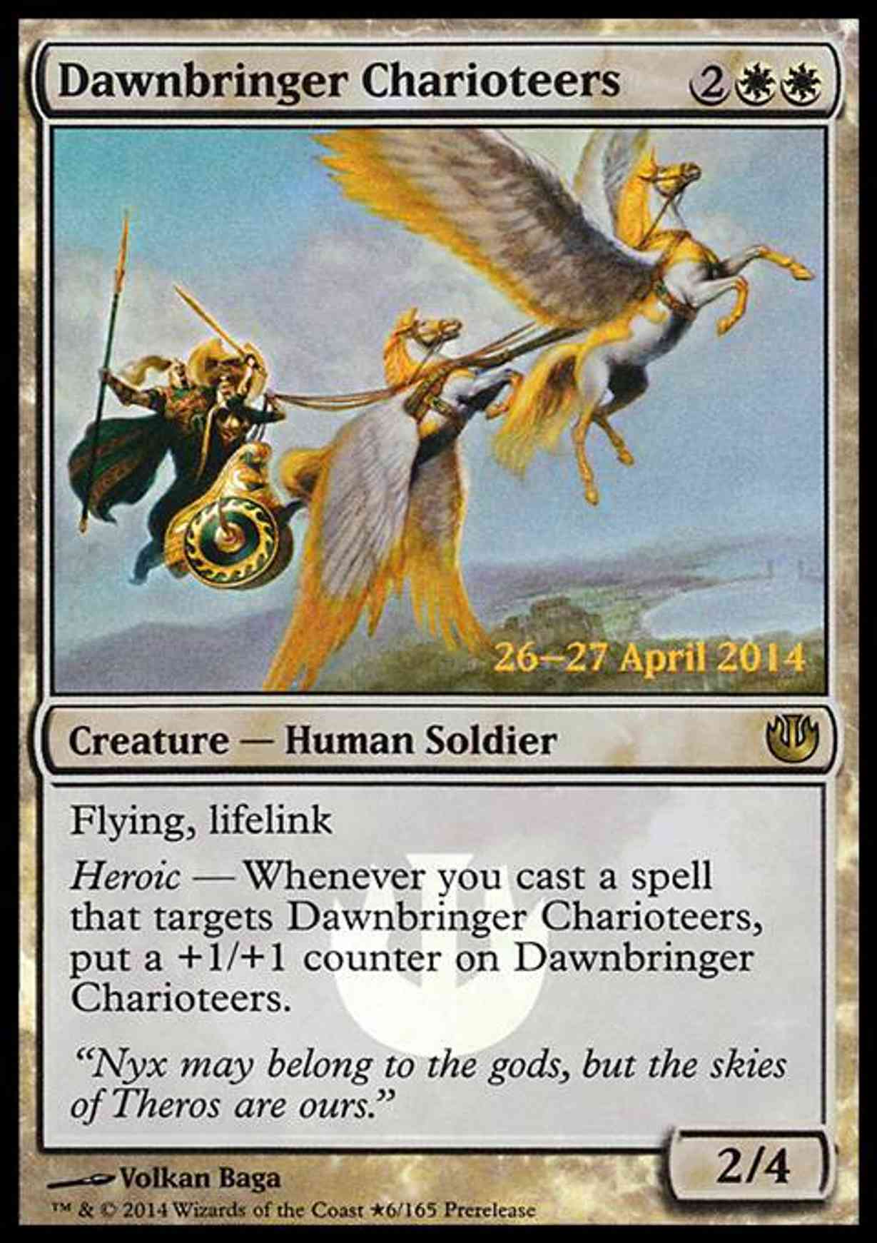 Dawnbringer Charioteers Price from mtg Prerelease Cards