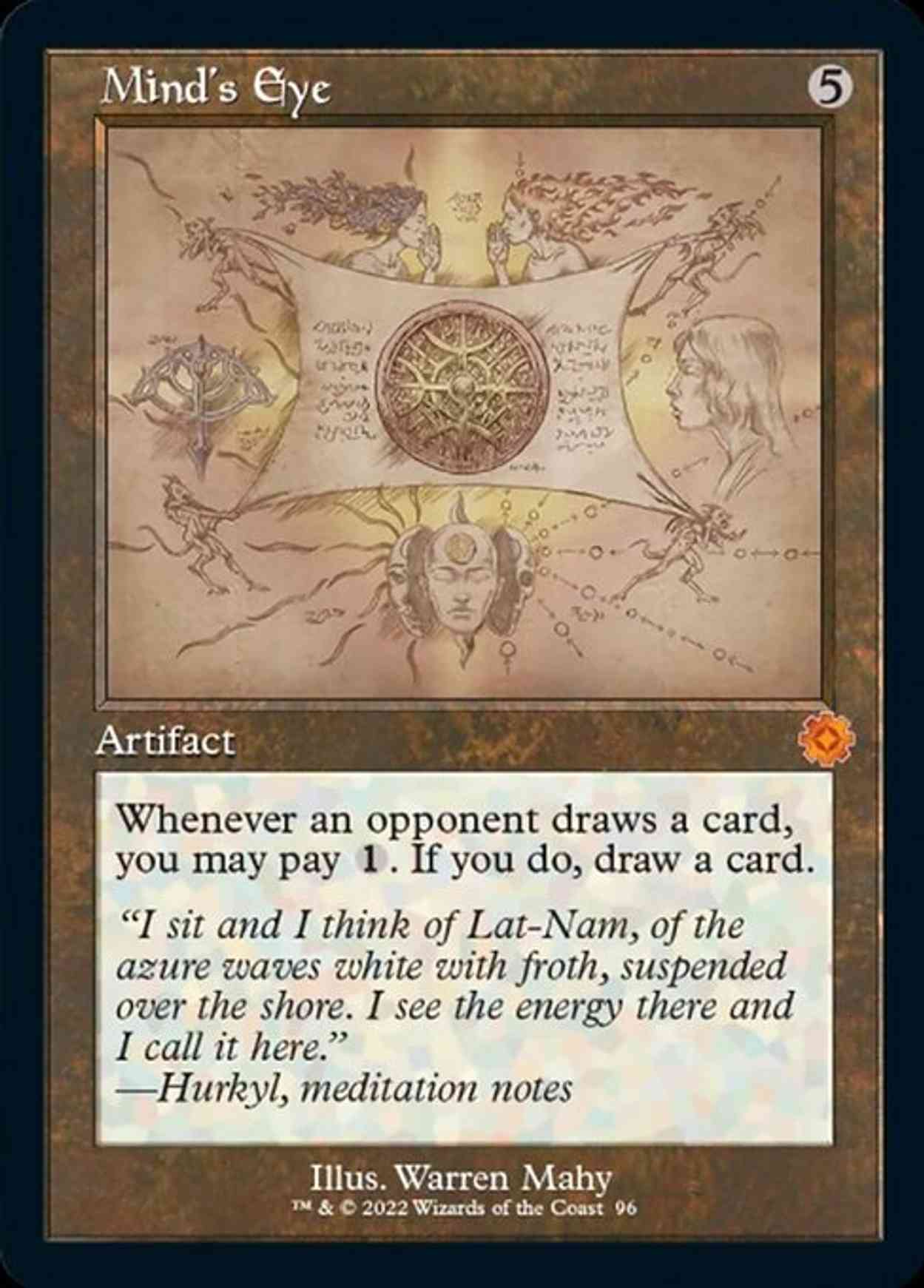 Mind's Eye (Schematic) Price from mtg The Brothers' War Retro Artifacts