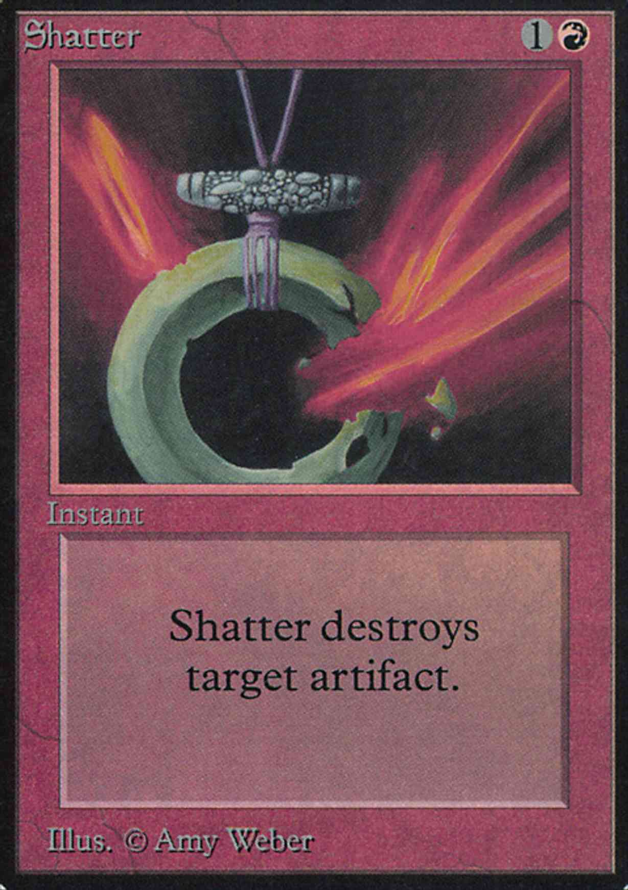 Shatter Price from mtg Limited Edition Alpha