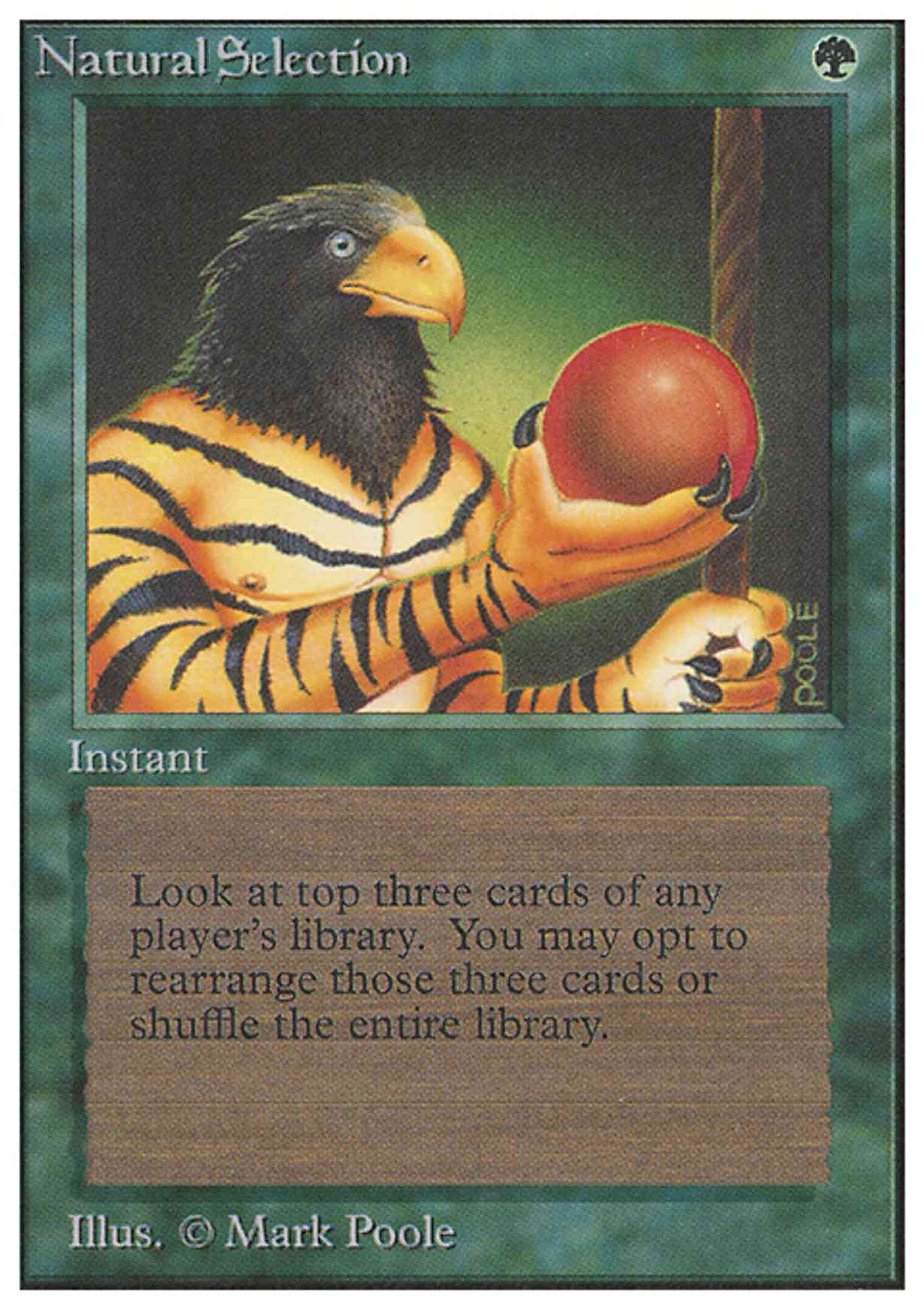 Natural Selection Price from mtg Unlimited Edition