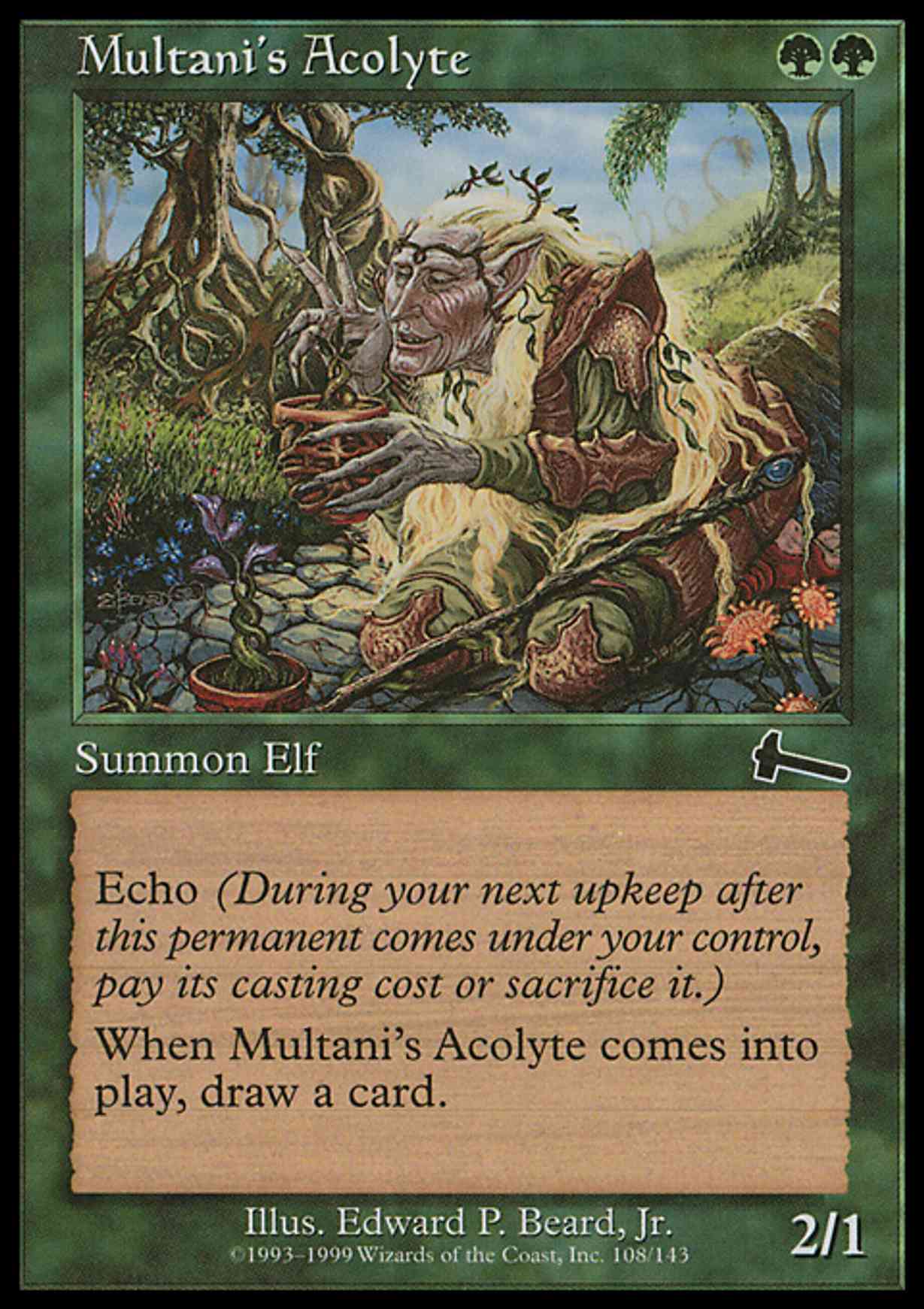 Multani's Acolyte Price from mtg Urza's Legacy