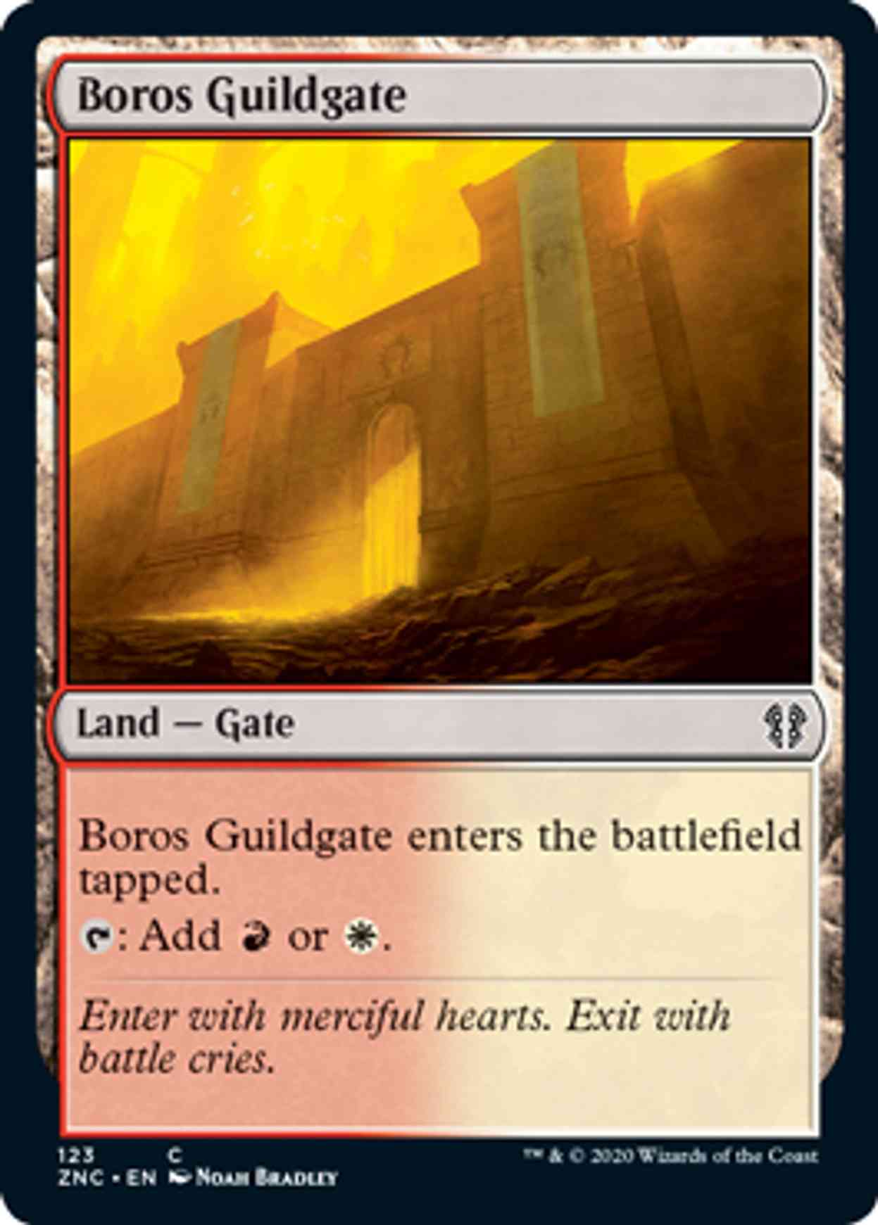 Boros Guildgate Price from mtg Commander: Zendikar Rising