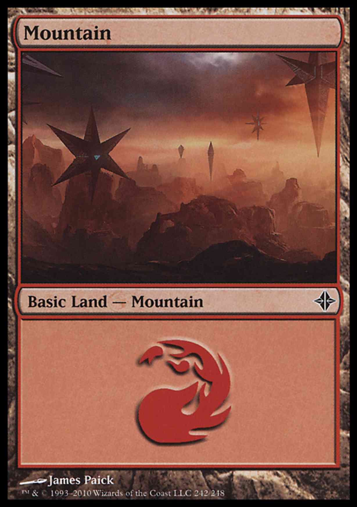 Mountain (242) Price from mtg Rise of the Eldrazi