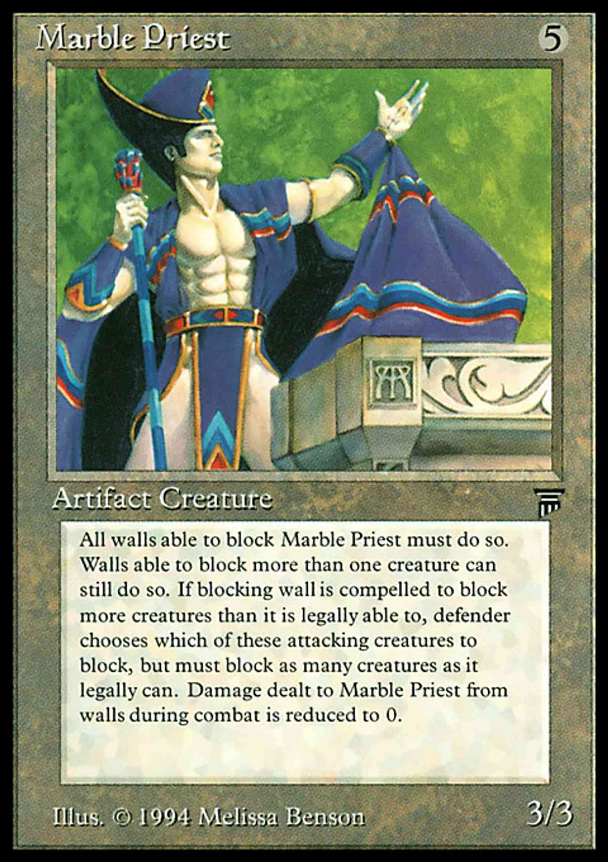 Marble Priest Price from mtg Legends