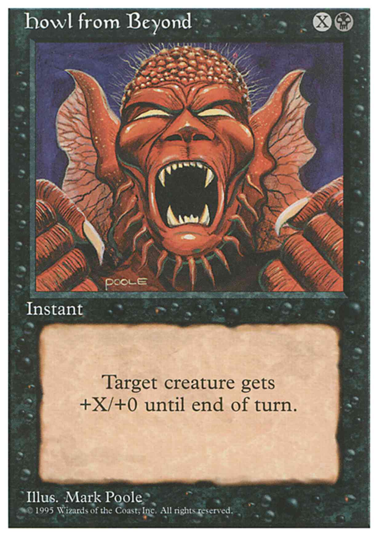 Howl from Beyond Price from mtg Fourth Edition
