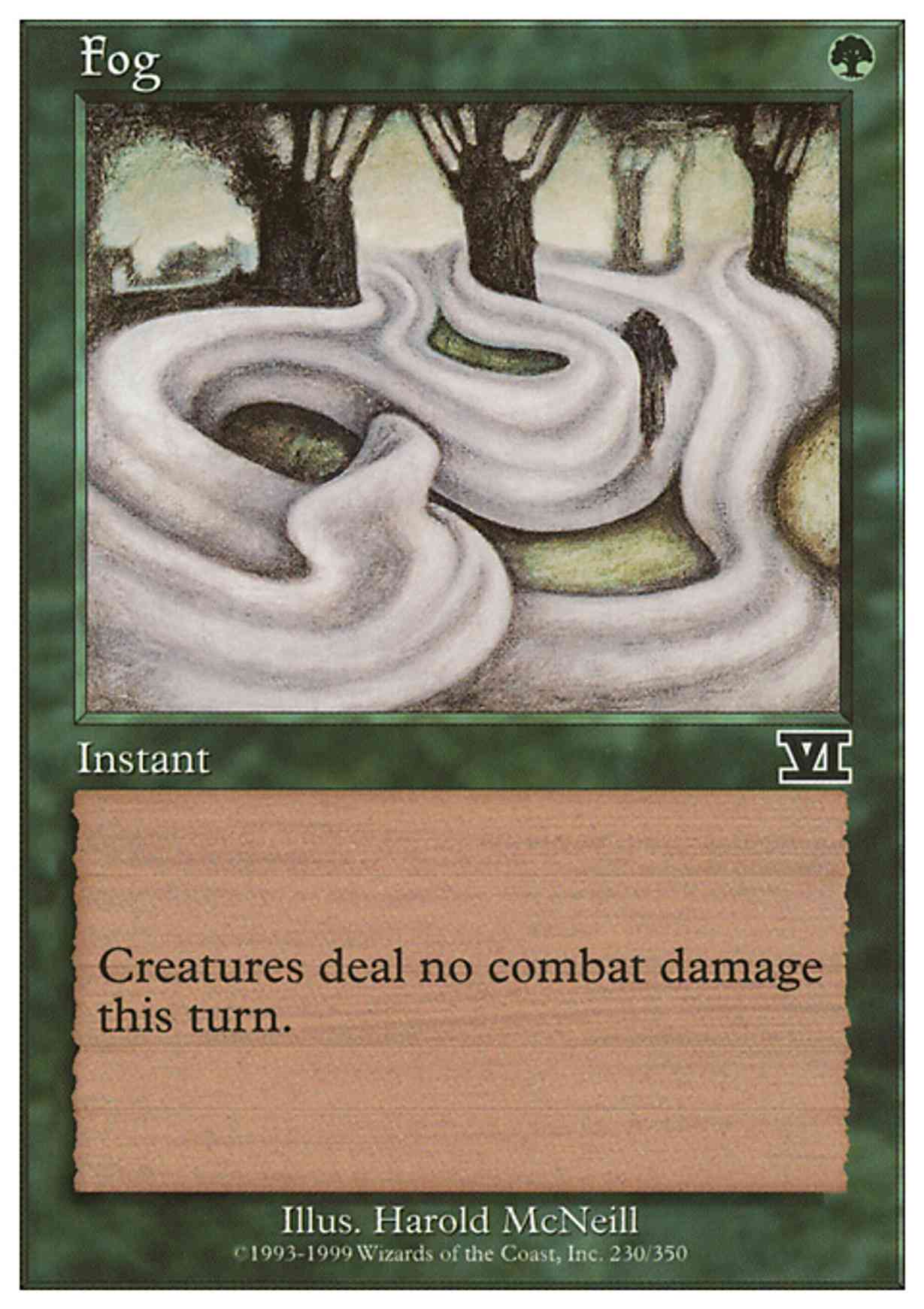 Fog Price from mtg Classic Sixth Edition