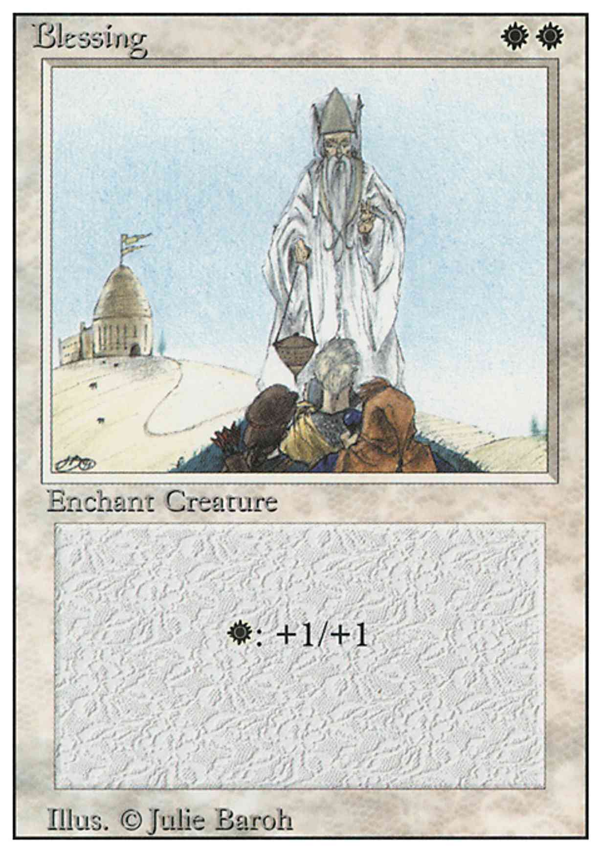 Blessing Price from mtg Revised Edition