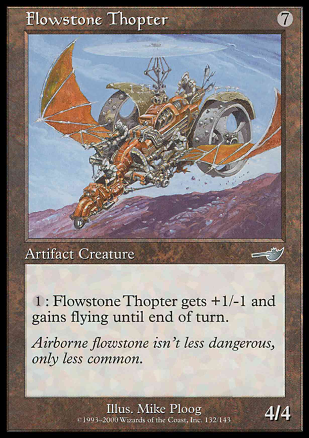Flowstone Thopter Price from mtg Nemesis
