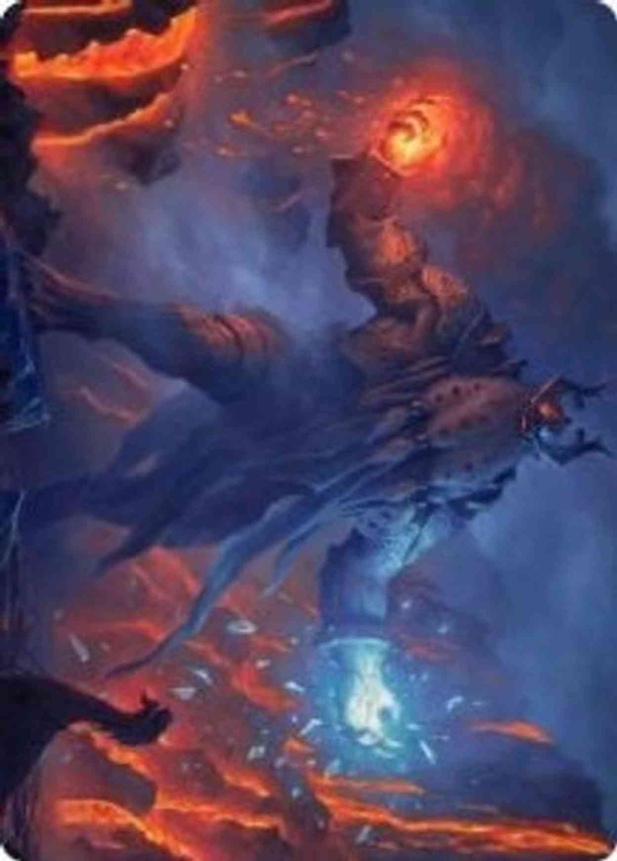 Aegar, the Freezing Flame Art Card Price from mtg Kaldheim Art Series
