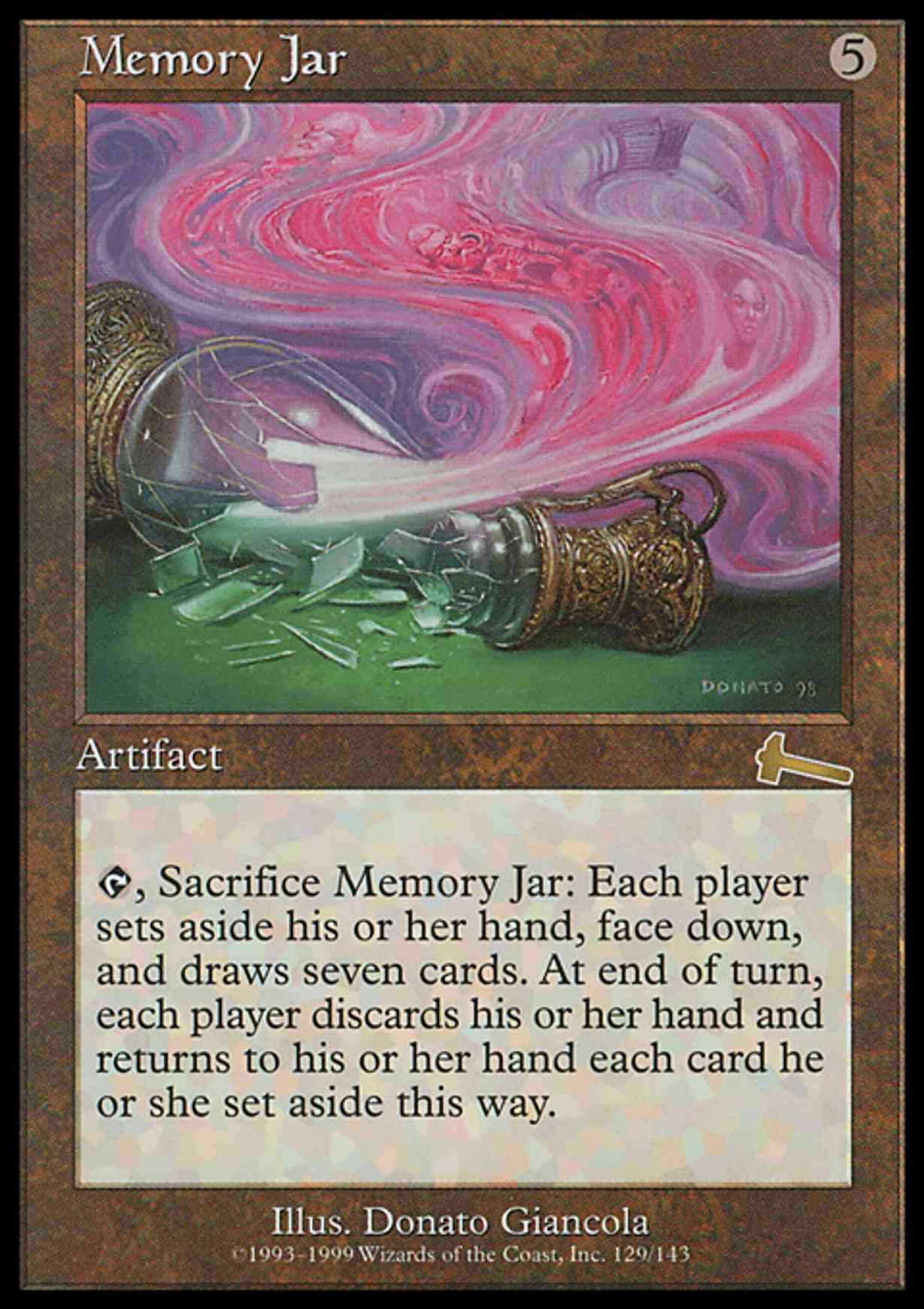 Memory Jar Price from mtg Urza's Legacy