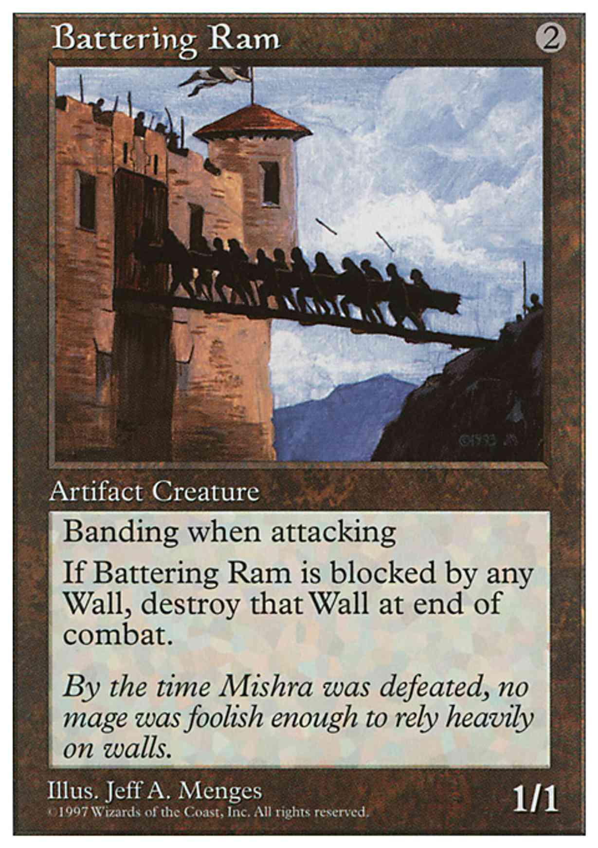 Battering Ram Price from mtg Fifth Edition