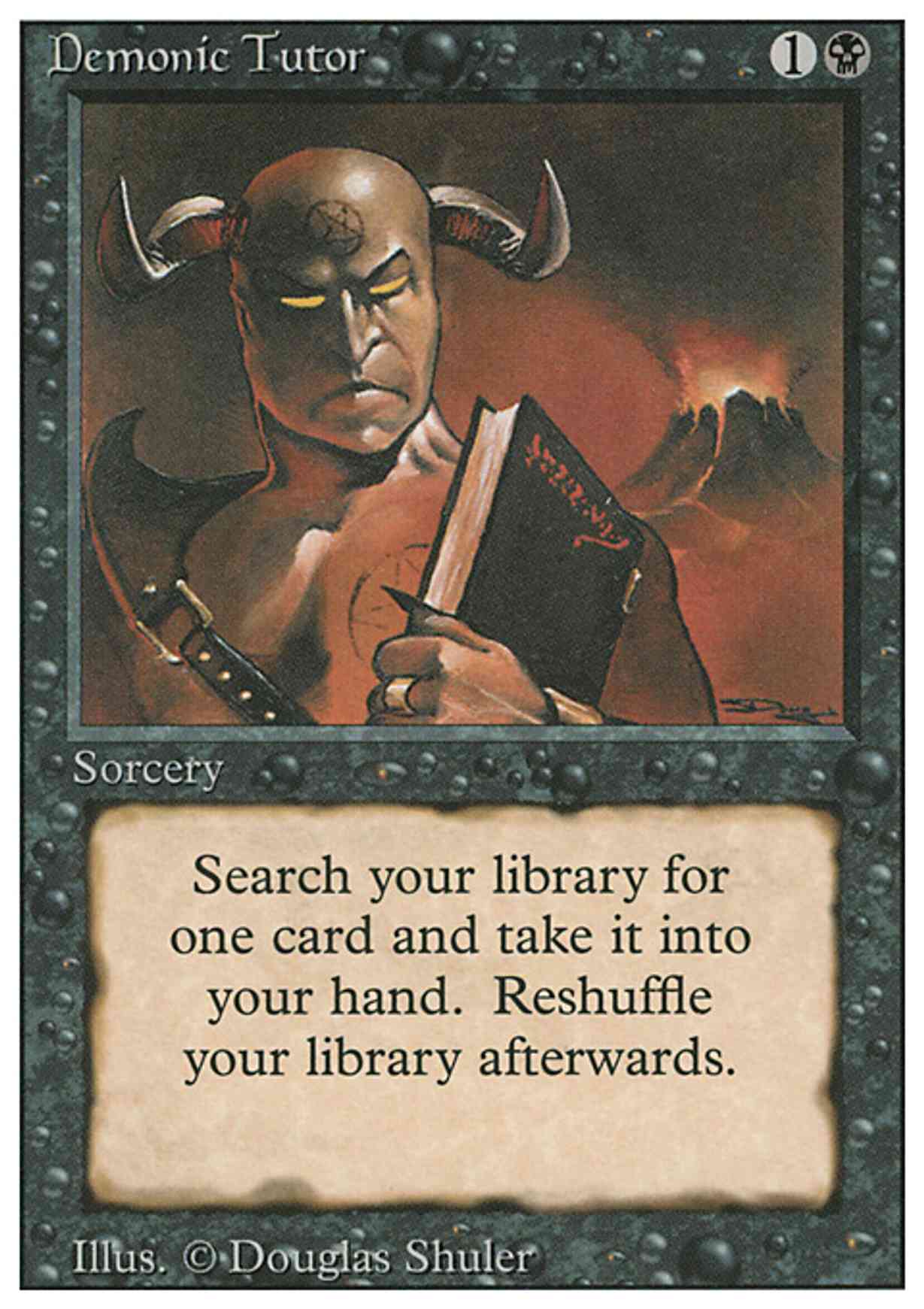 Demonic Tutor Price from mtg Revised Edition