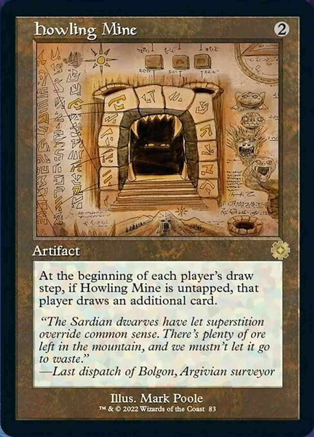 Howling Mine (Schematic) Price from mtg The Brothers' War Retro Artifacts