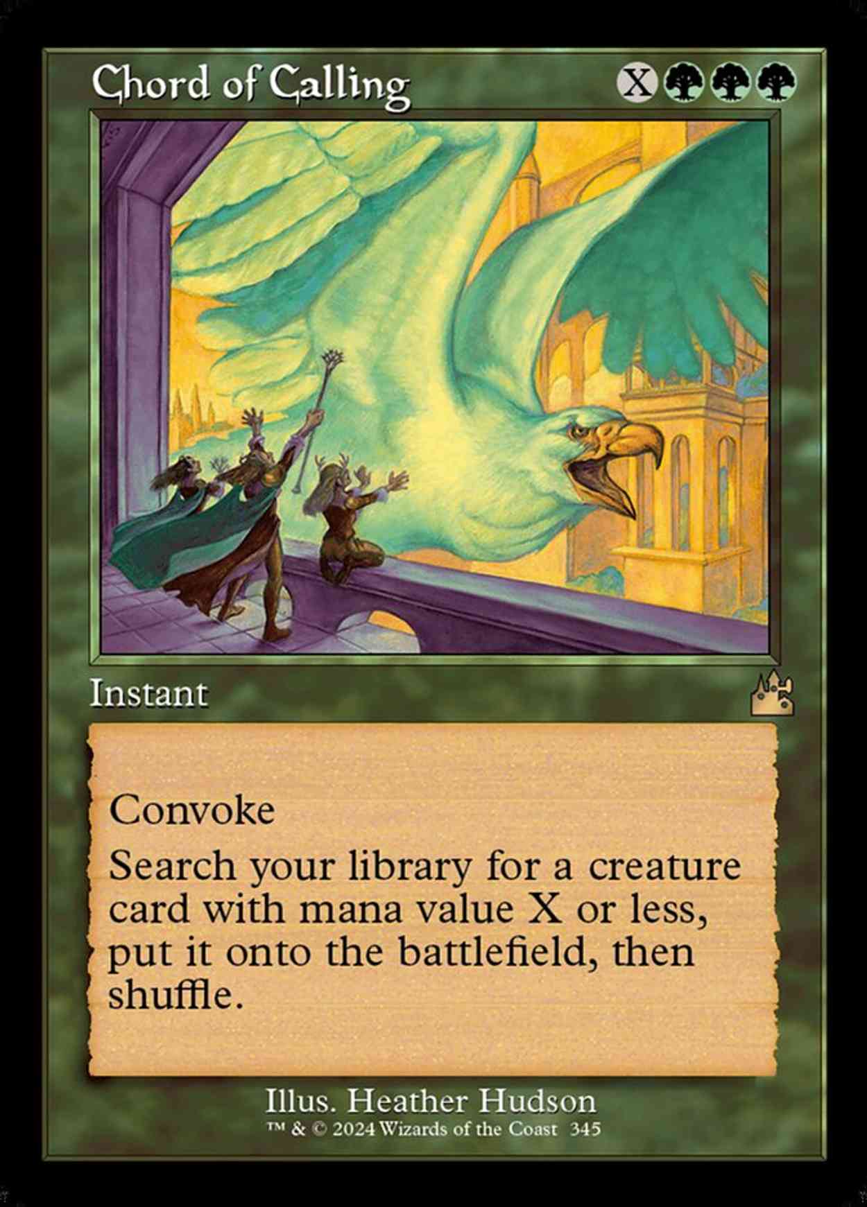 Chord of Calling (Retro Frame) Price from mtg Ravnica Remastered