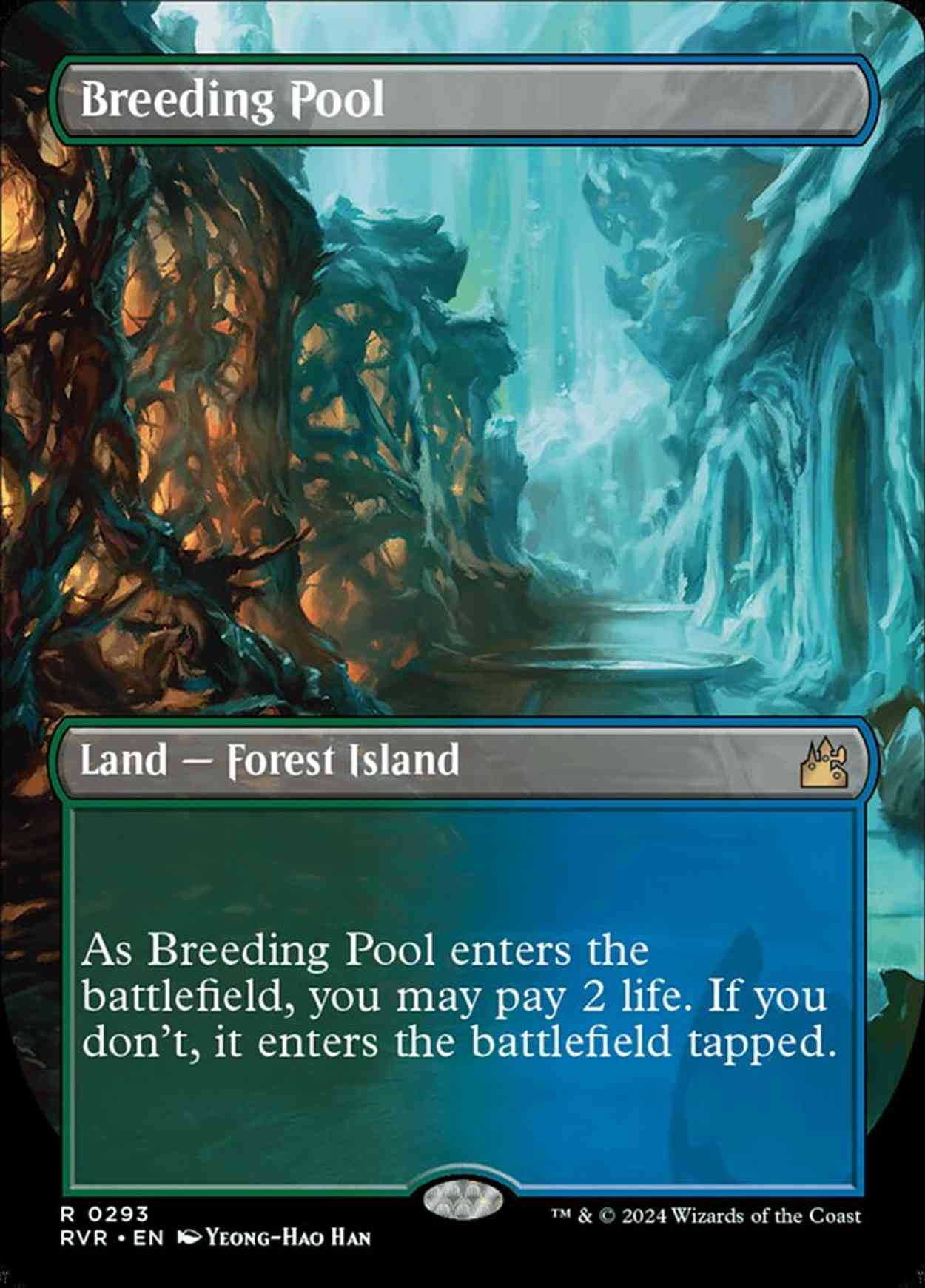 Breeding Pool (Borderless) Price from mtg Ravnica Remastered