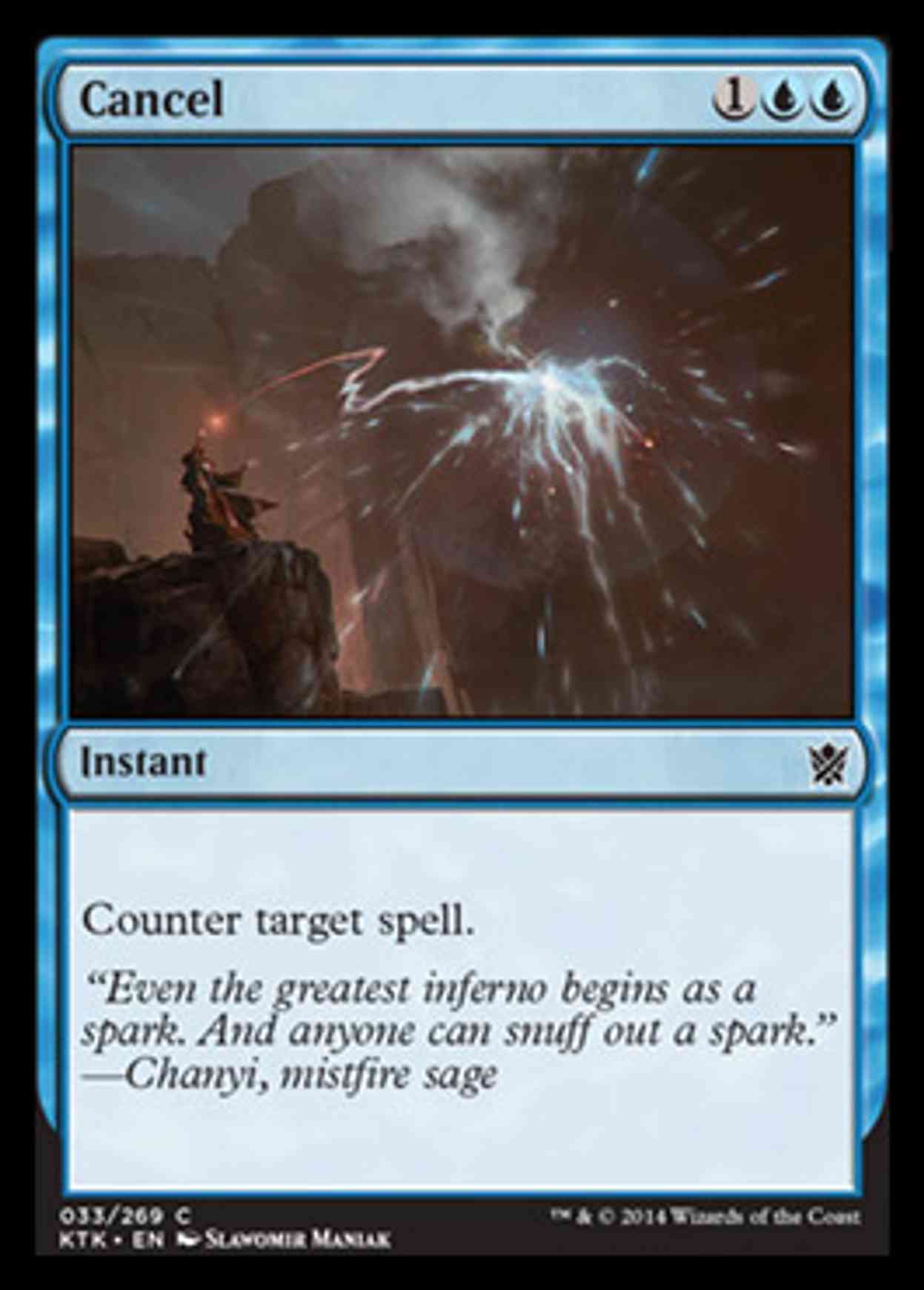 Cancel Price from mtg Khans of Tarkir