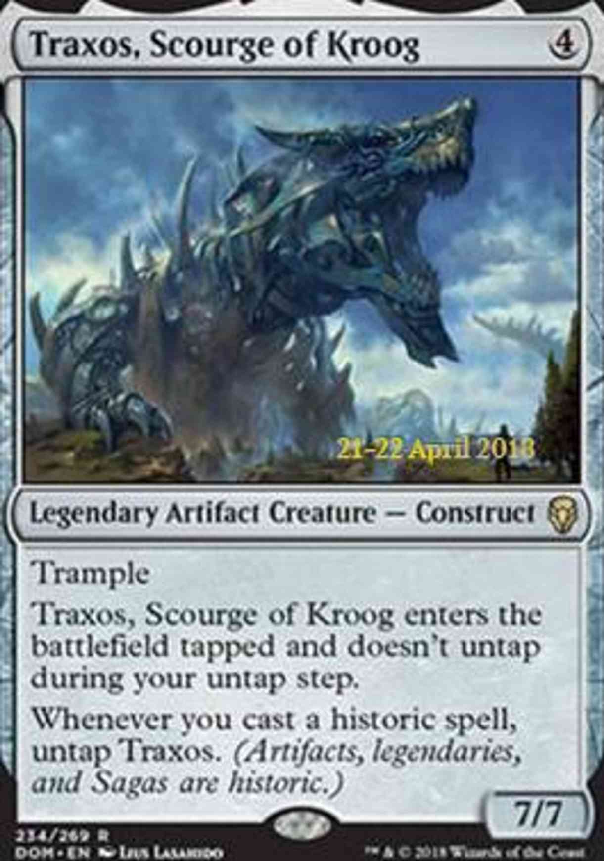 Traxos, Scourge of Kroog Price from mtg Prerelease Cards