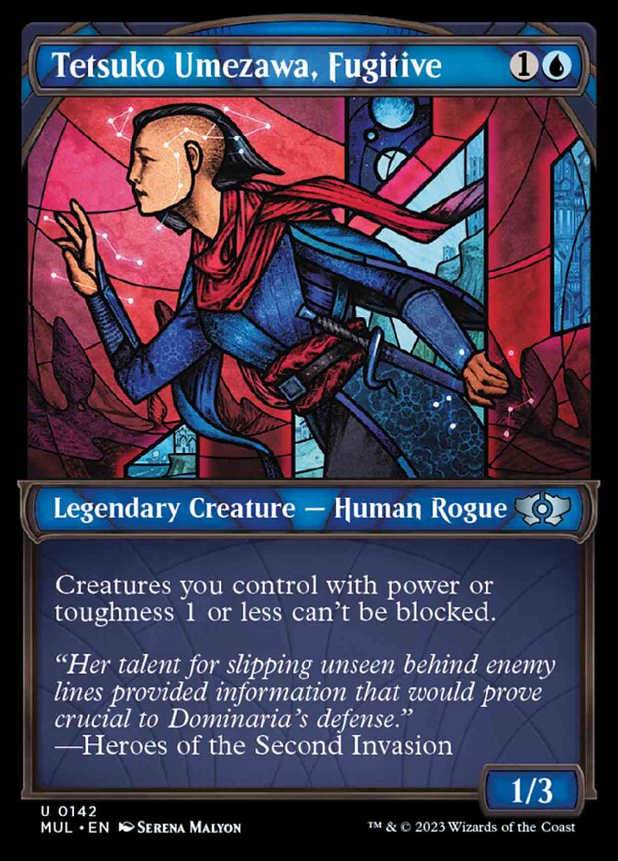 Tetsuko Umezawa, Fugitive (Halo Foil) Price from mtg Multiverse Legends