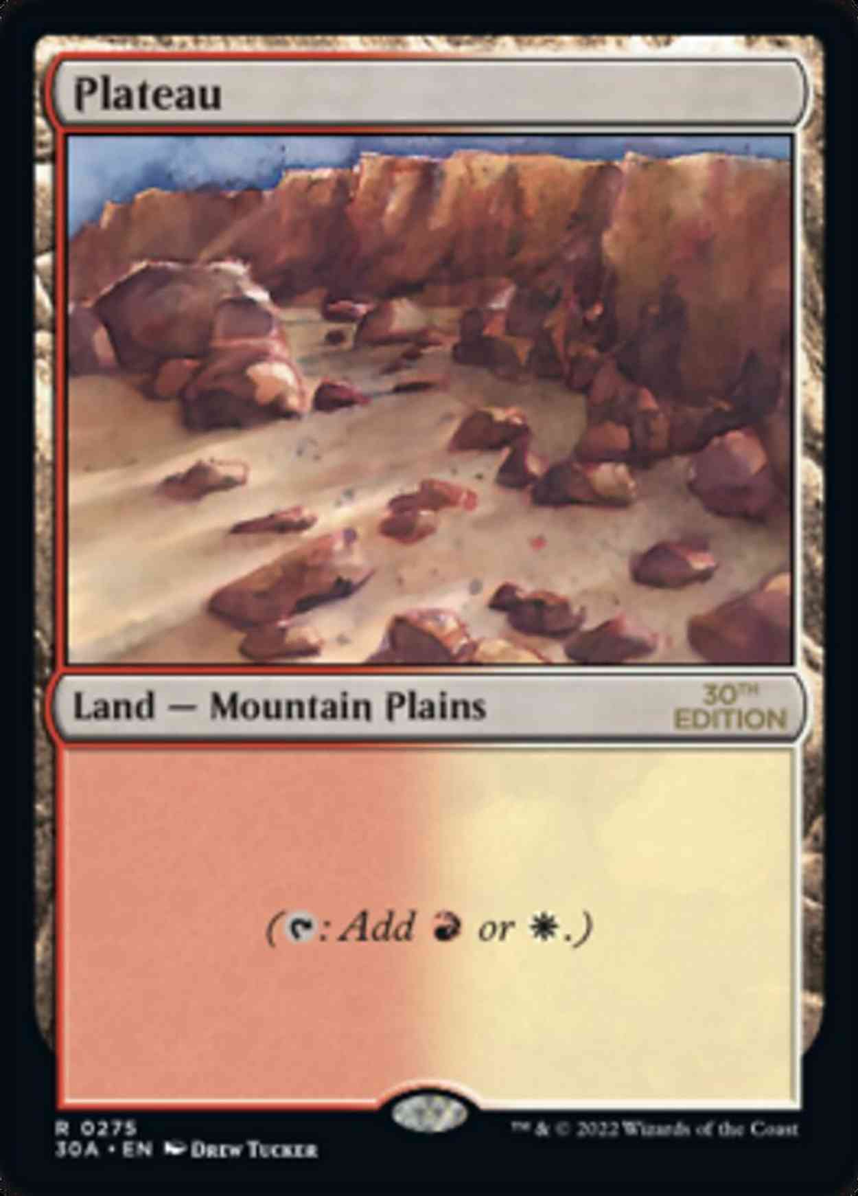 Plateau Price from mtg 30th Anniversary Edition