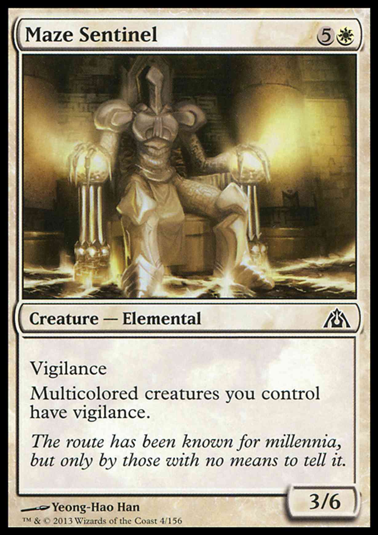 Maze Sentinel Price from mtg Dragon's Maze