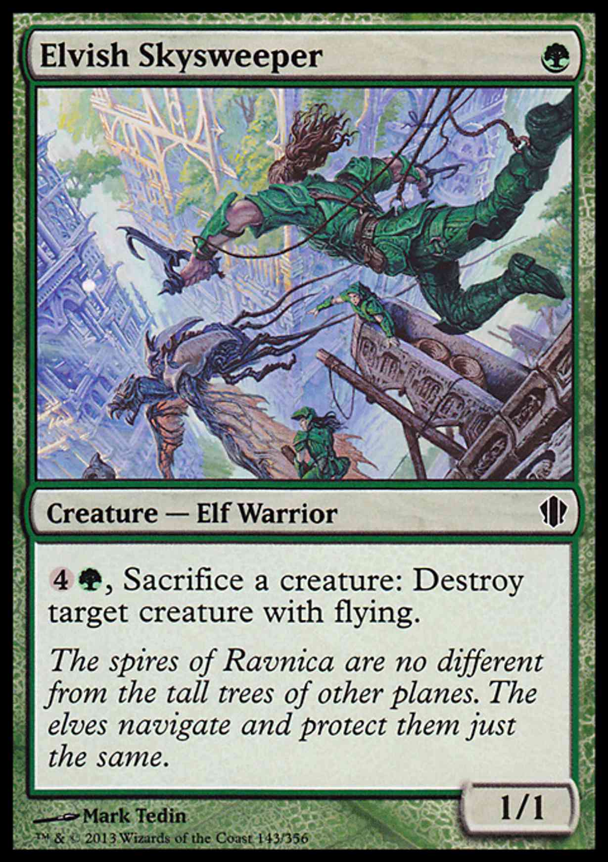 Elvish Skysweeper Price from mtg Commander 2013 Edition