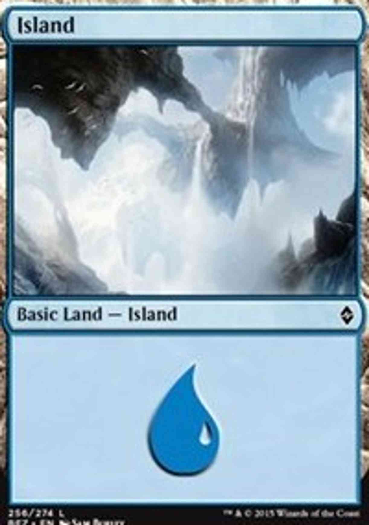 Island (256) Price from mtg Battle for Zendikar