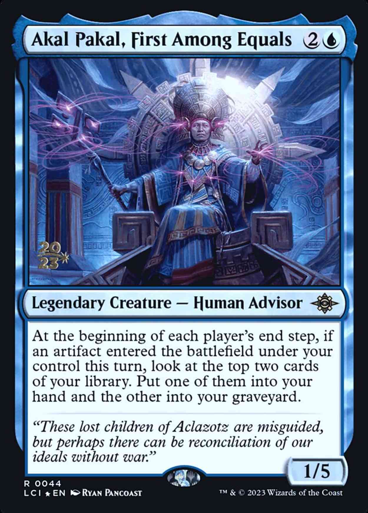 Akal Pakal, First Among Equals Price from mtg Prerelease Cards