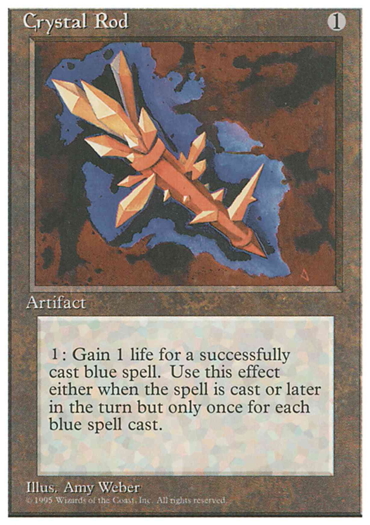 Crystal Rod Price from mtg Fourth Edition