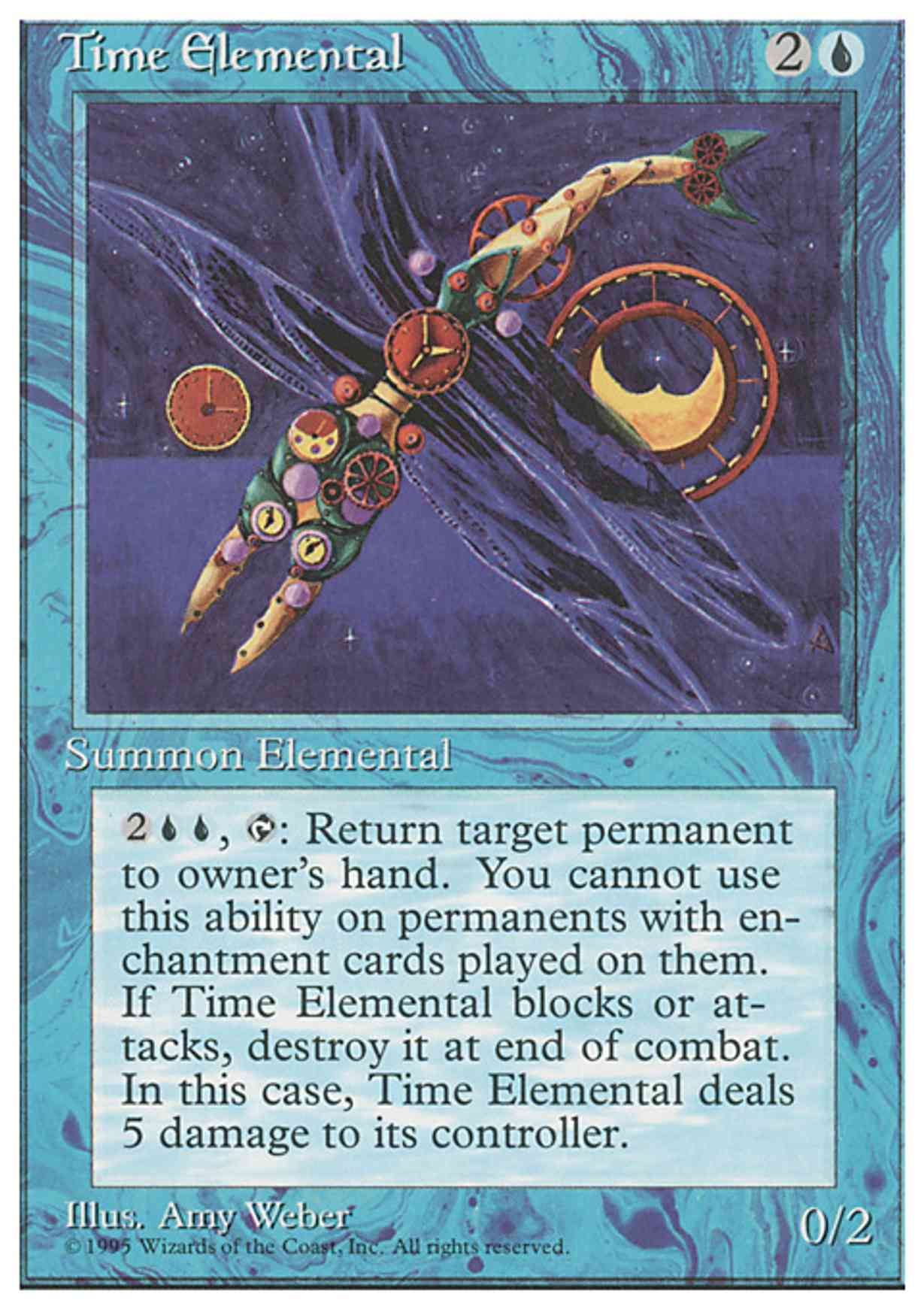 Time Elemental Price from mtg Fourth Edition