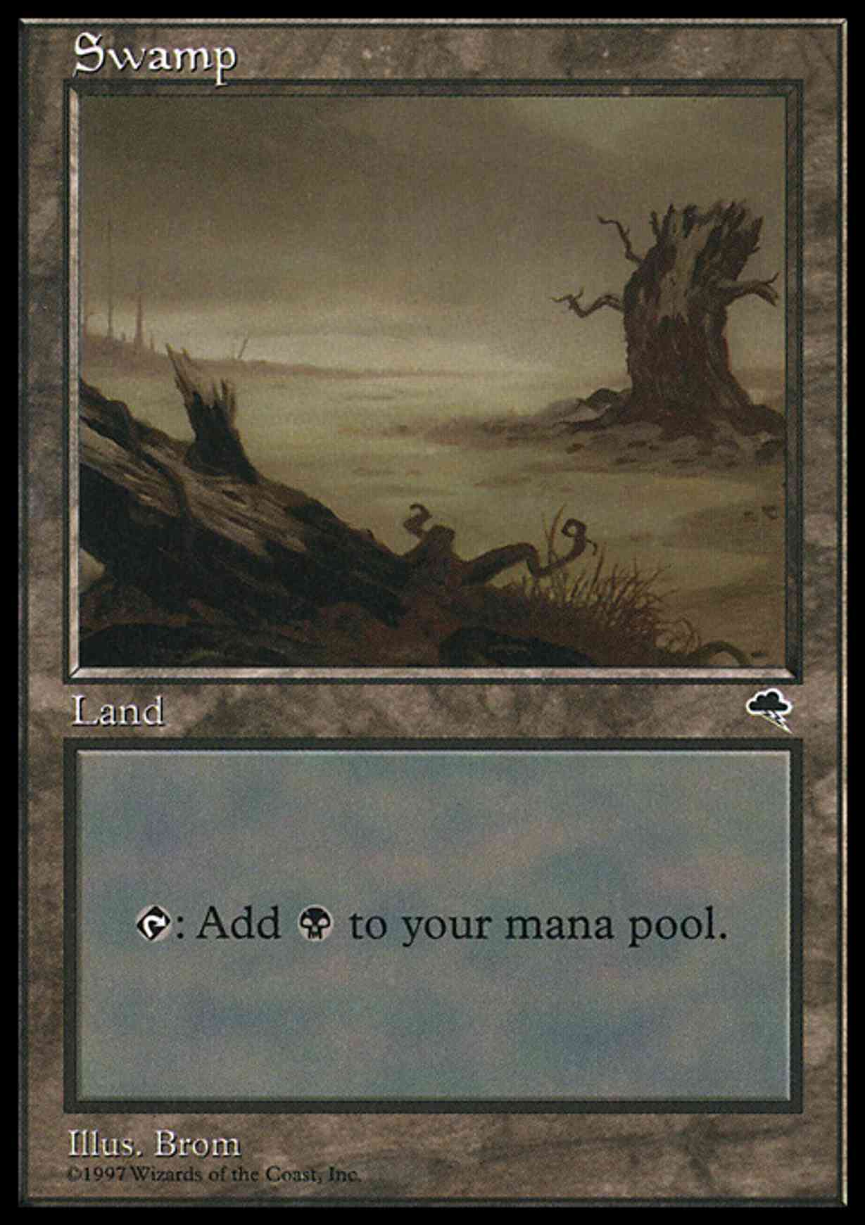 Swamp (Horizontal Log) Price from mtg Tempest