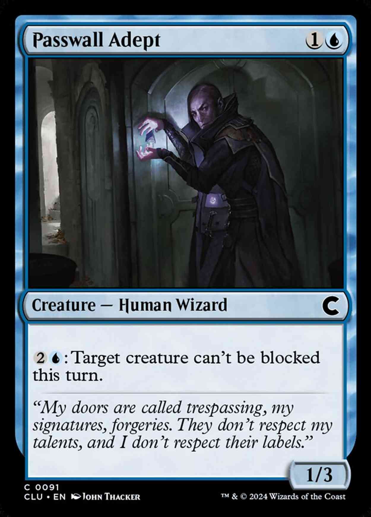 Passwall Adept Price from mtg Ravnica: Clue Edition