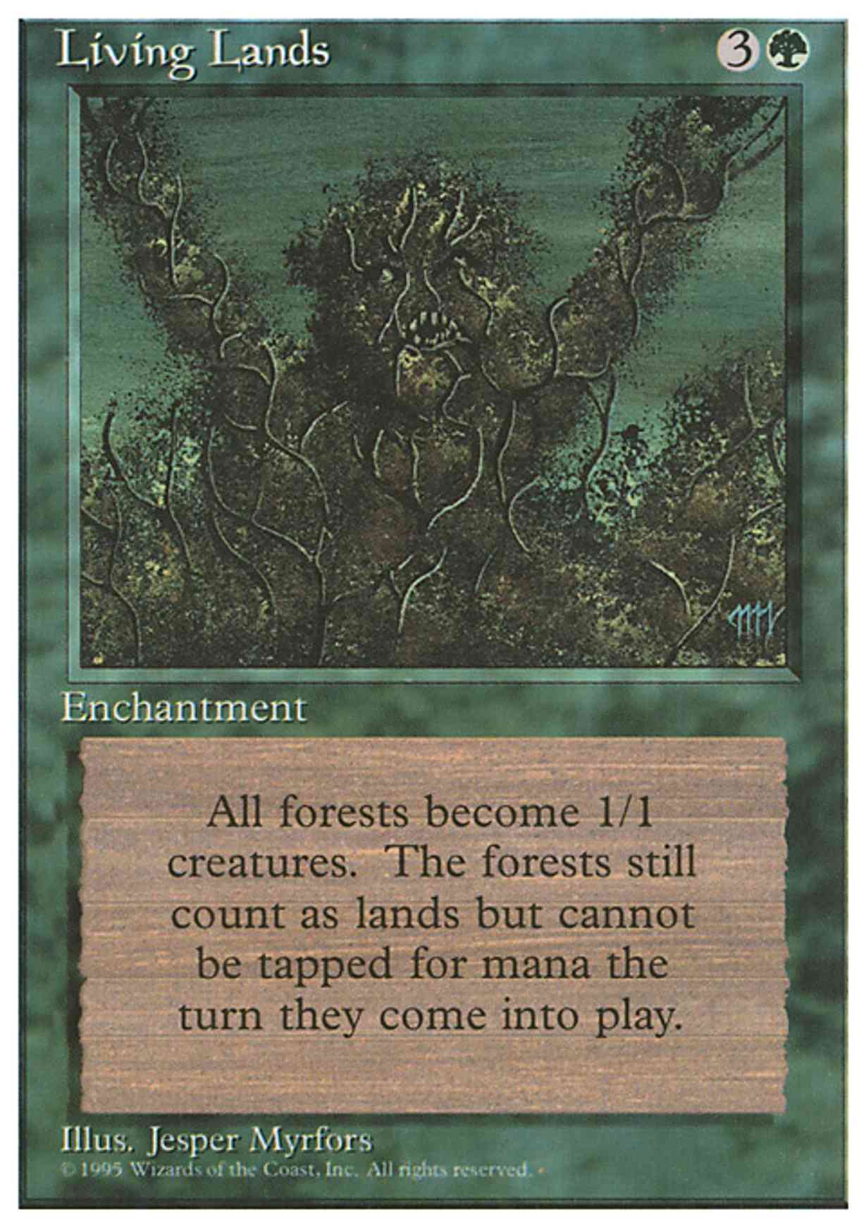 Living Lands Price from mtg Fourth Edition