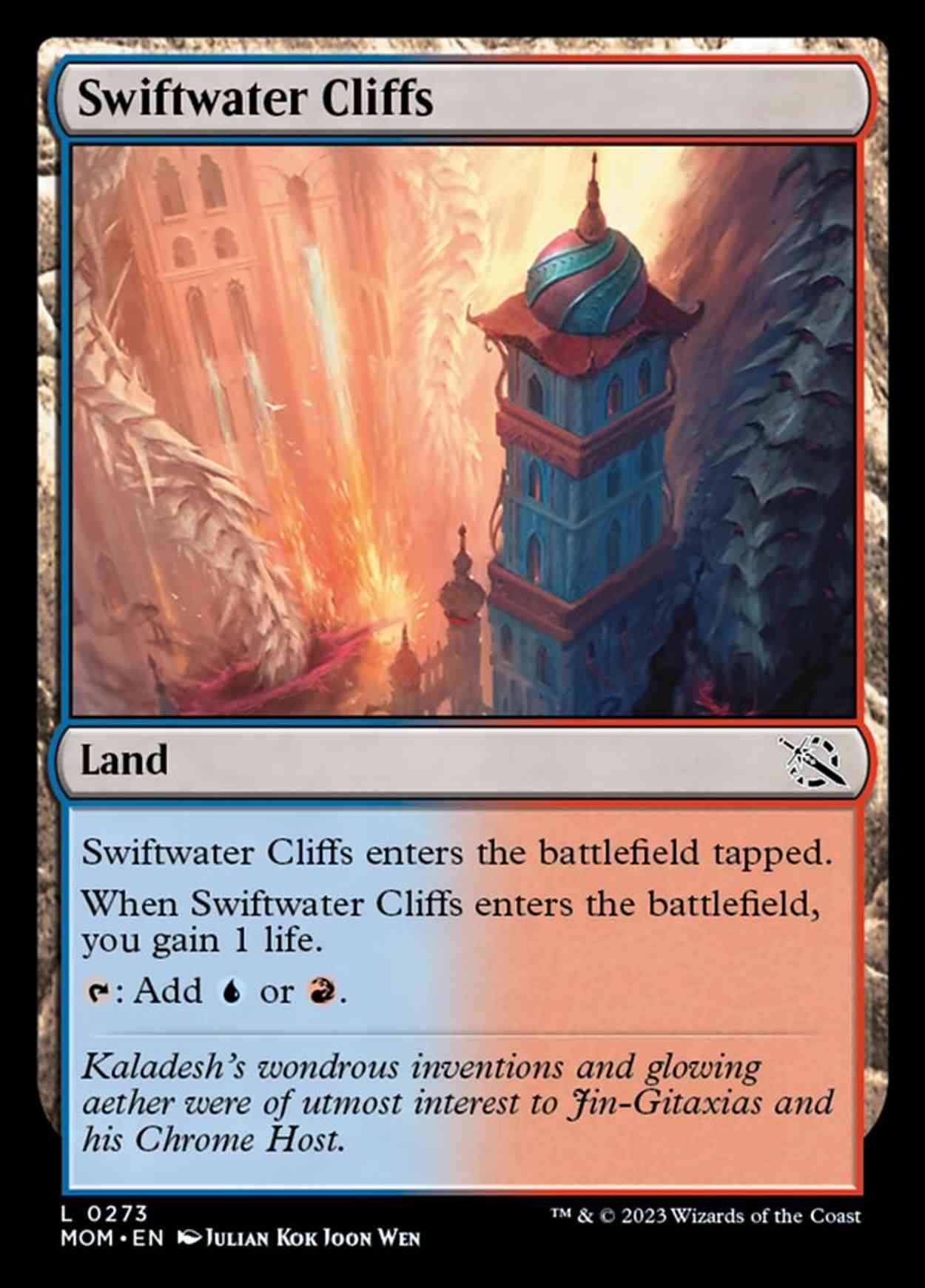 Swiftwater Cliffs Price from mtg March of the Machine