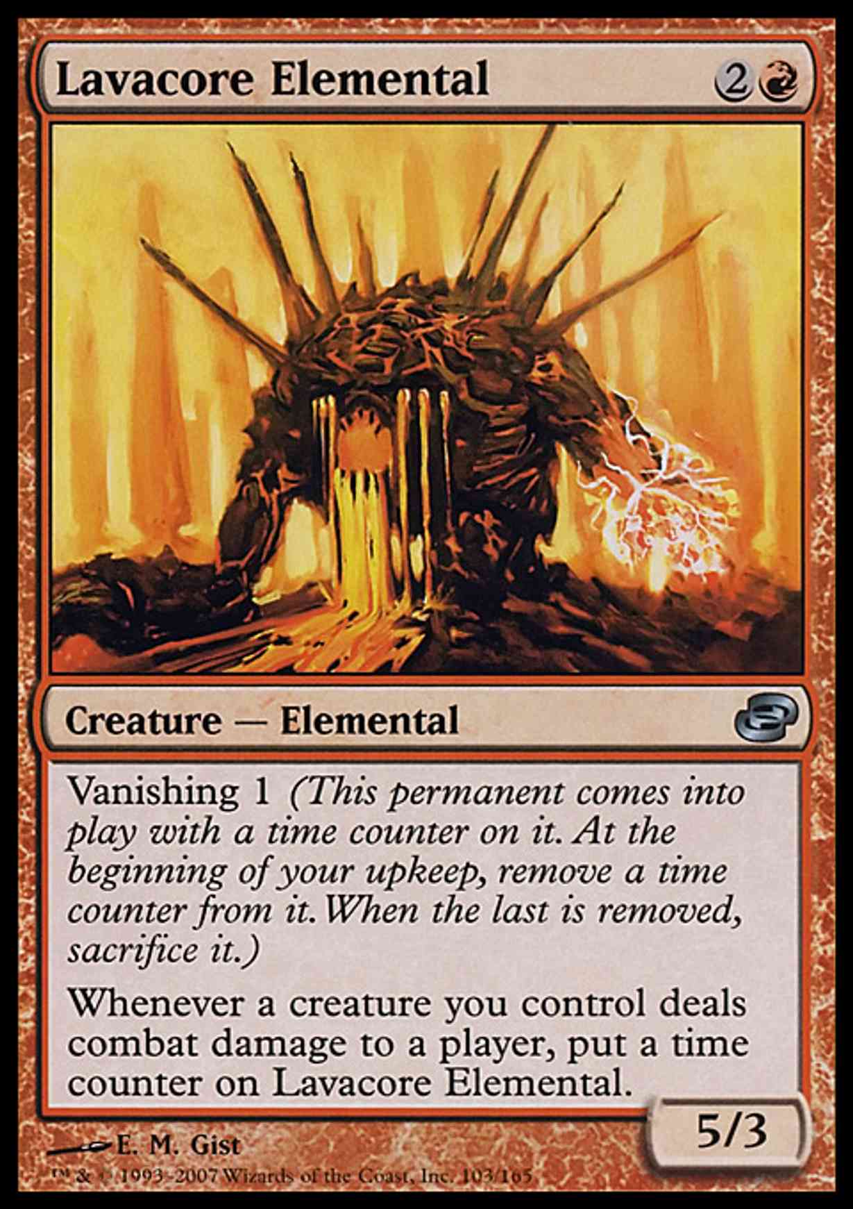 Lavacore Elemental Price from mtg Planar Chaos