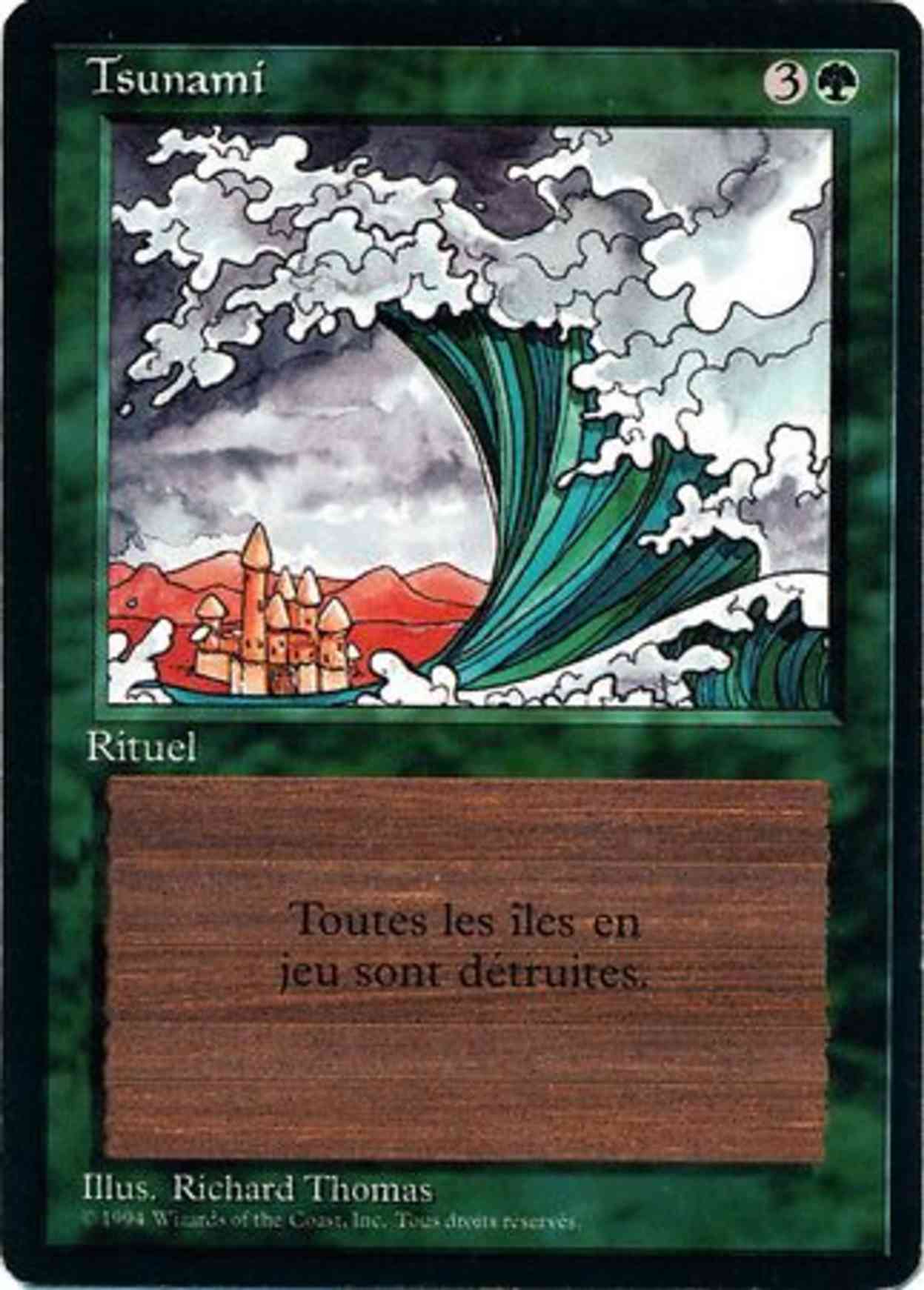 Tsunami Price from mtg Revised Edition (Foreign Black Border)