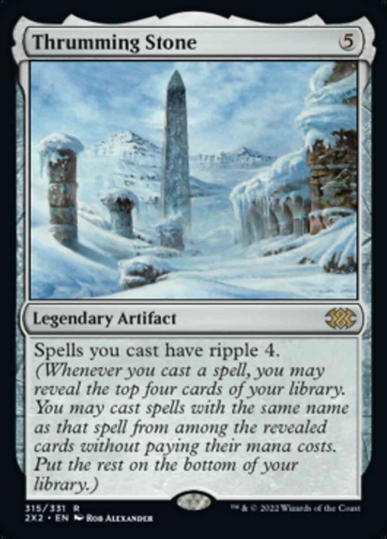 Thrumming Stone Price from mtg Double Masters 2022