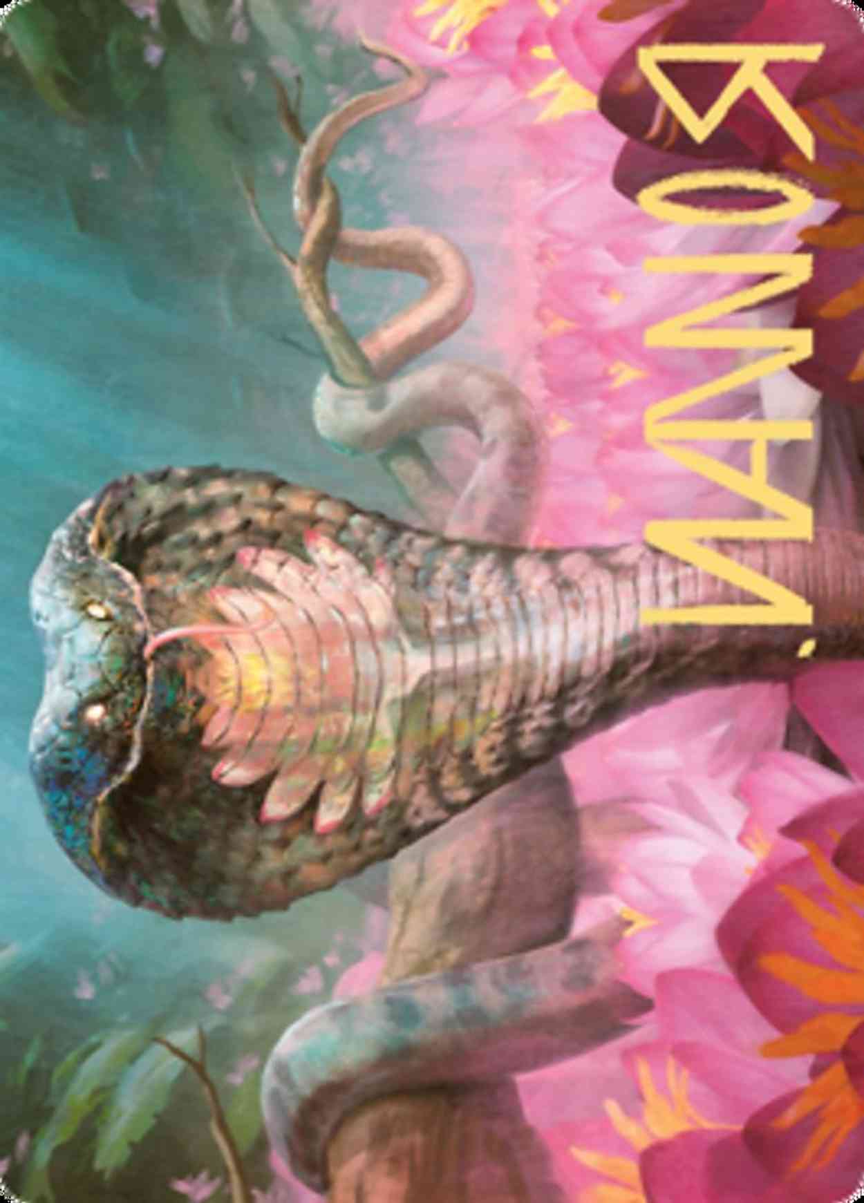 Lotus Cobra Art Card (Gold-Stamped Signature) Price from mtg Zendikar ...