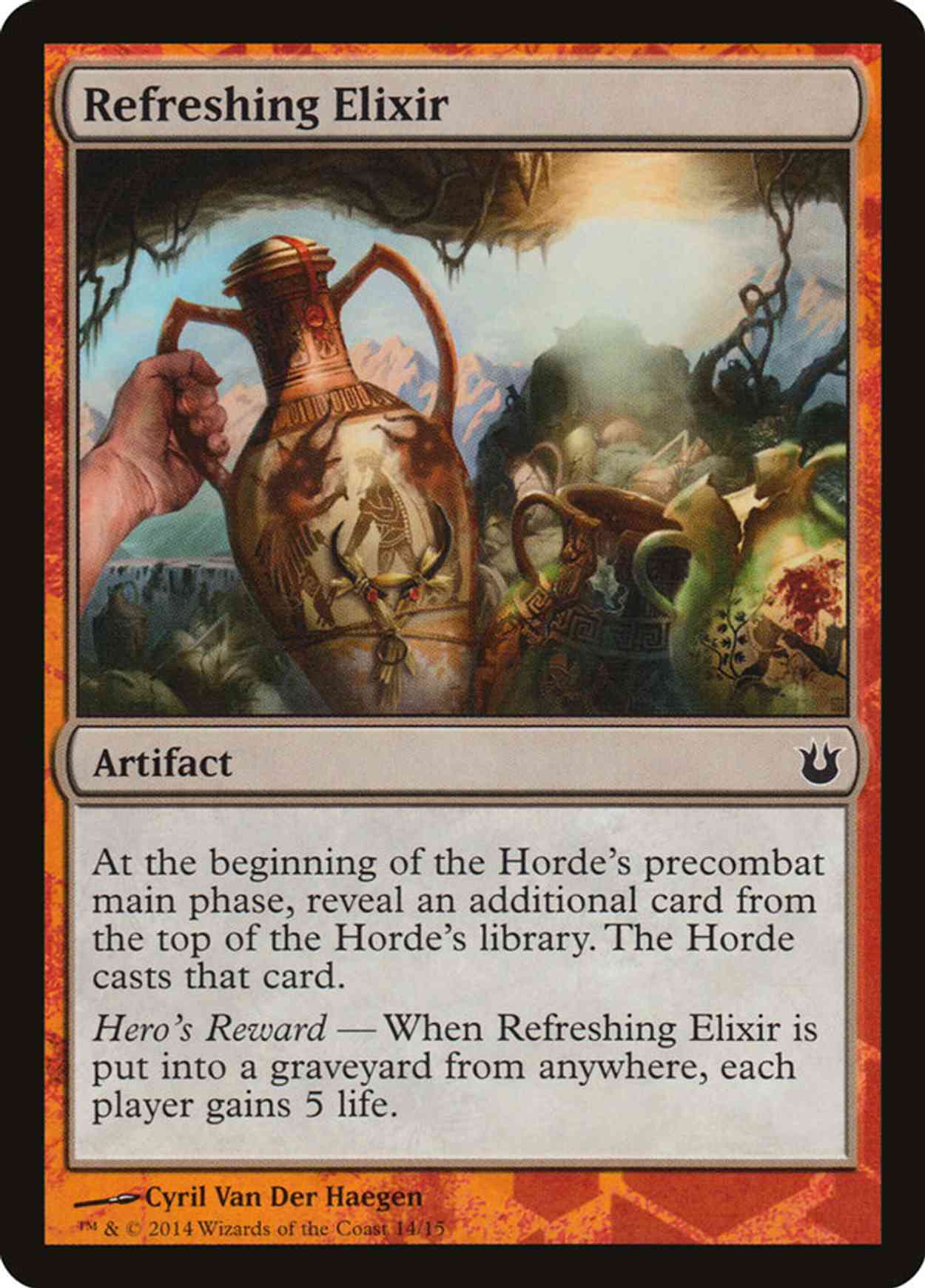 Refreshing Elixir Price from mtg Hero's Path Promos
