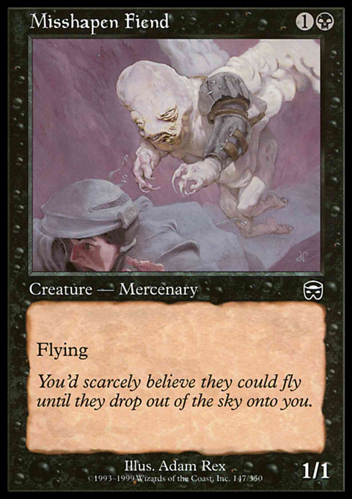 Misshapen Fiend Price from mtg Mercadian Masques