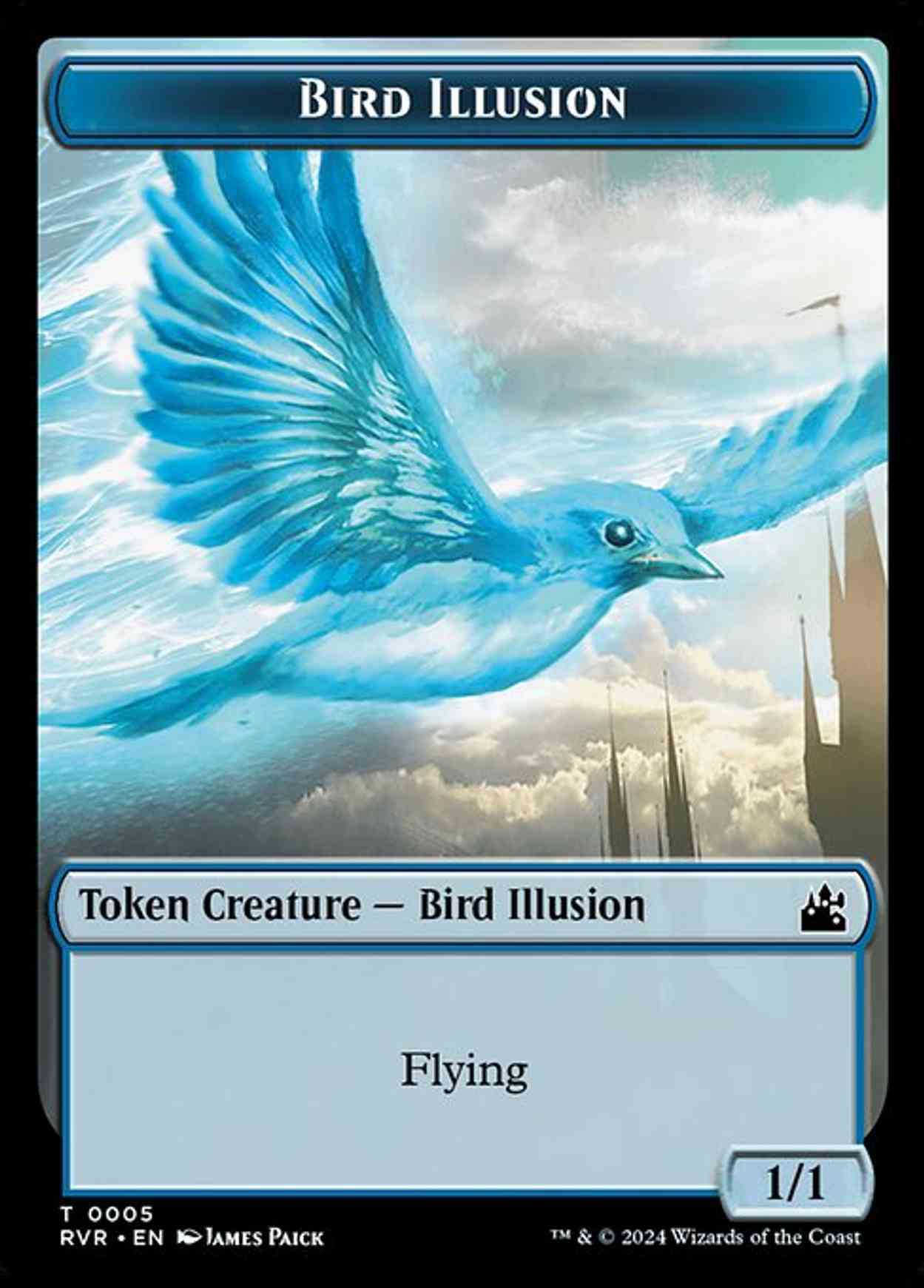 Bird Illusion Token Price from mtg Ravnica Remastered