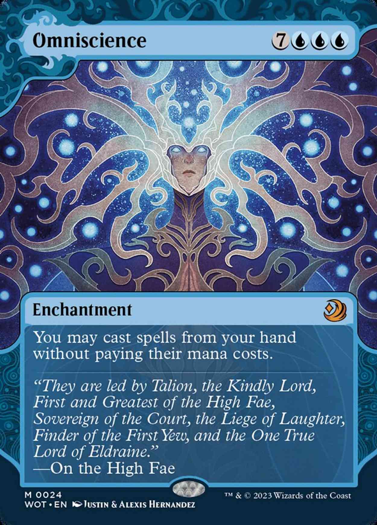 Omniscience Price from mtg Wilds of Eldraine: Enchanting Tales